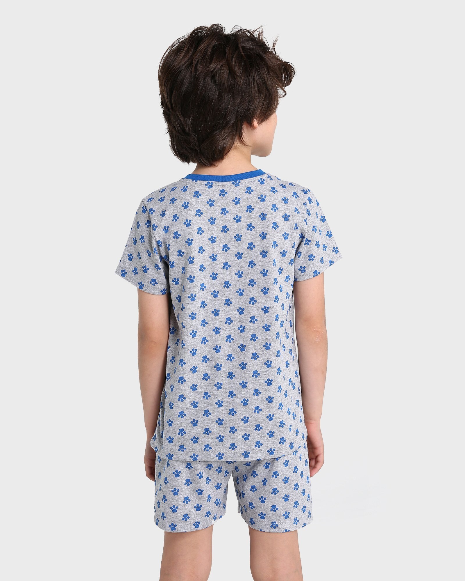 Riachuelo | Pijama Infantil Curto Patrulha Canina - Cinza