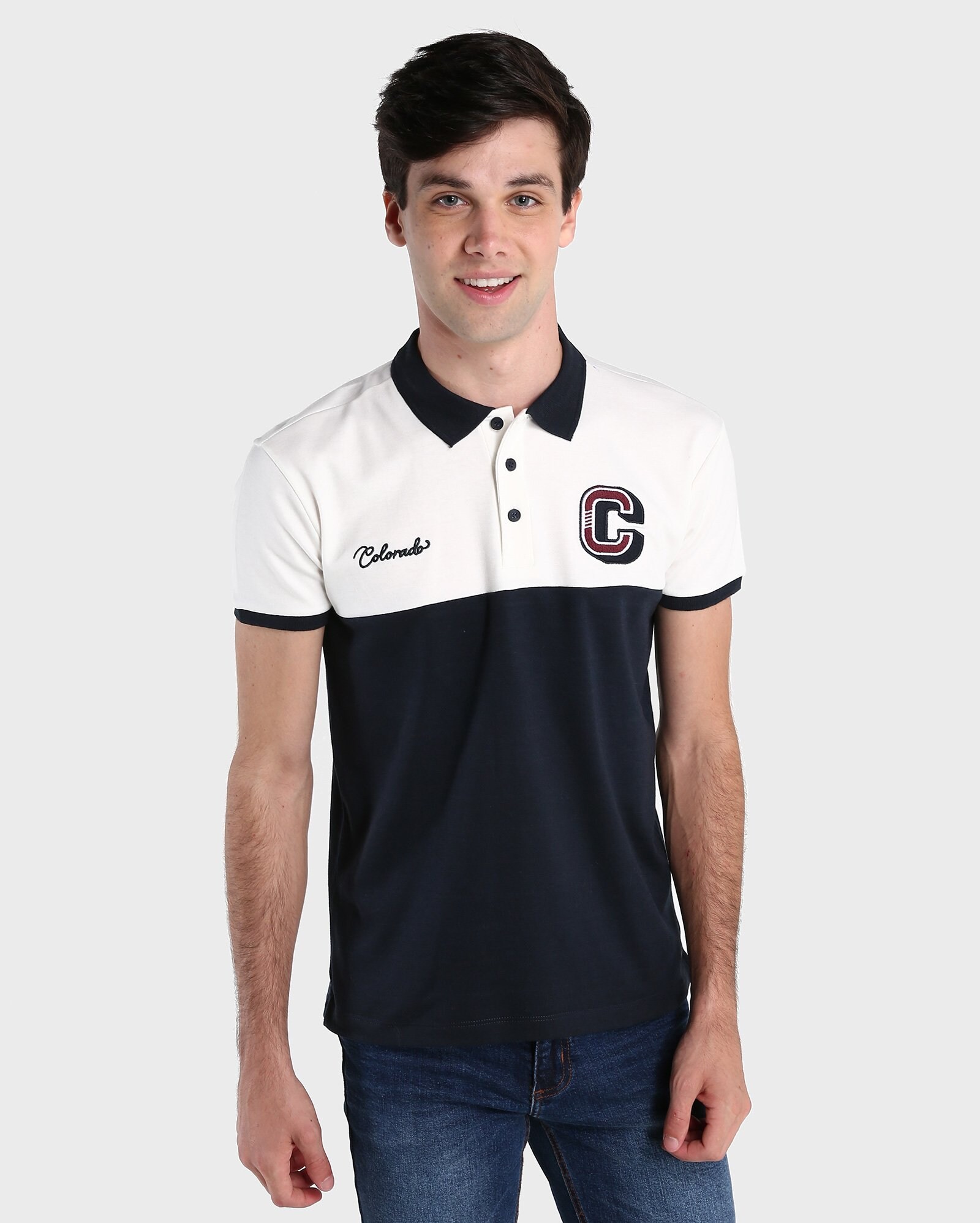 Riachuelo | Polo Colorado - Azul Marinho