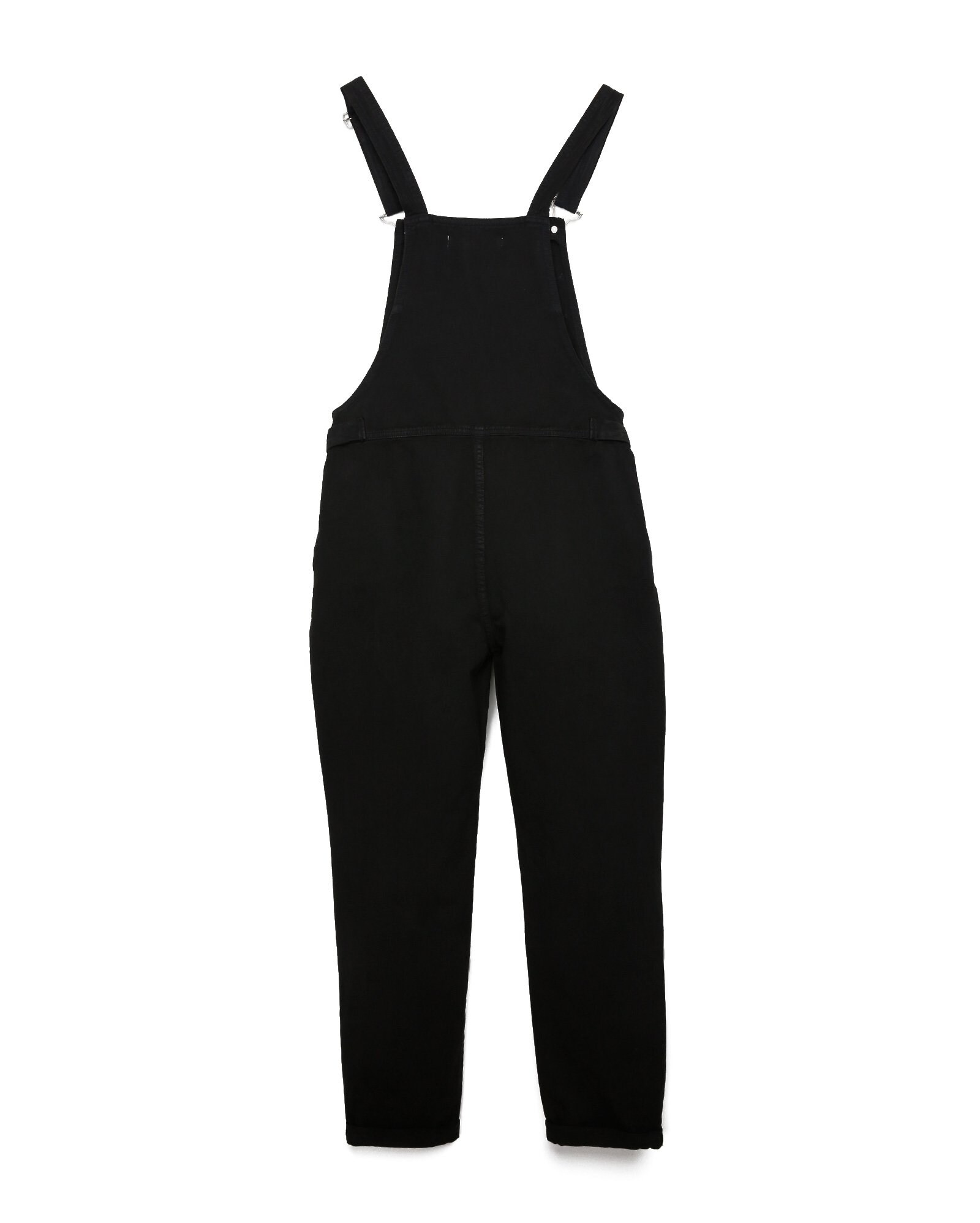 Riachuelo | Macacão Jeans Feminino Bolsos Fivelas Preto Pool by Riachuelo