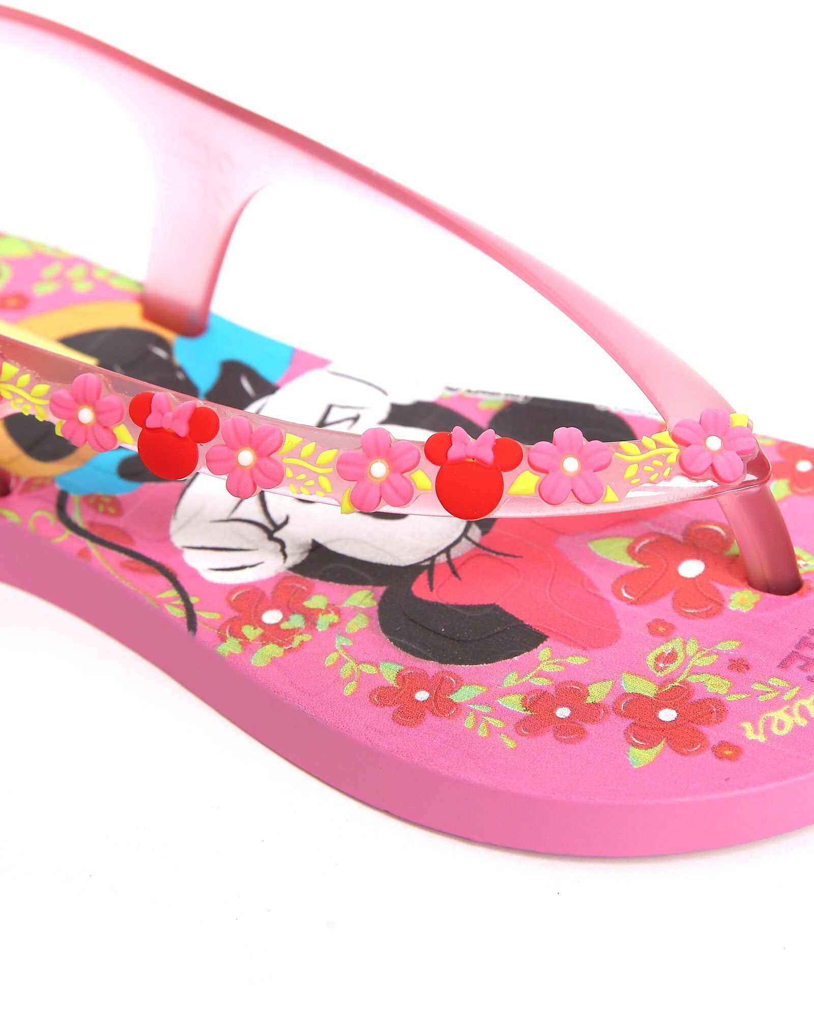 Riachuelo | Sandália Rasteira Infantil Minnie PVC Grendene - Rosa