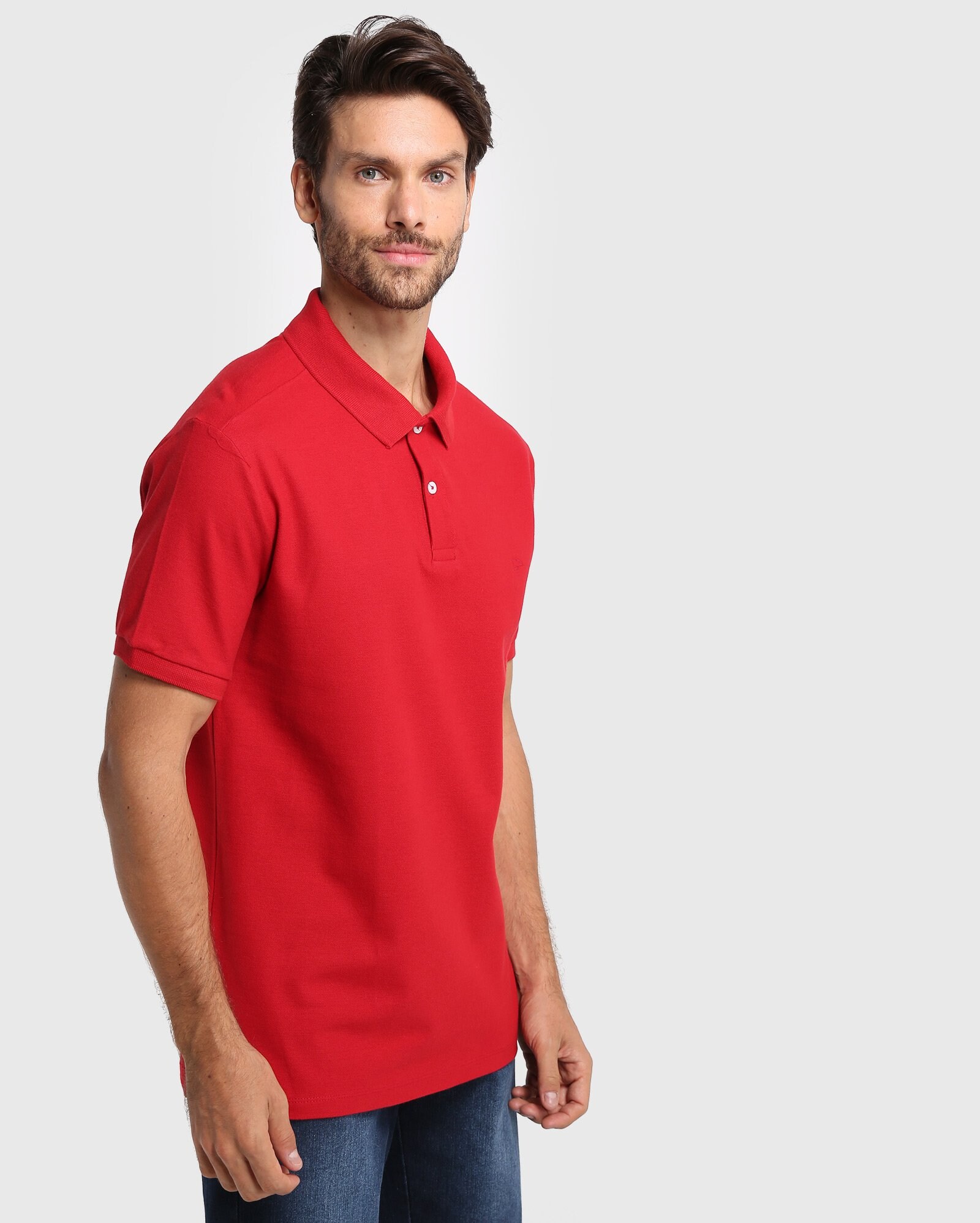 Riachuelo | Polo Básica - Vermelho