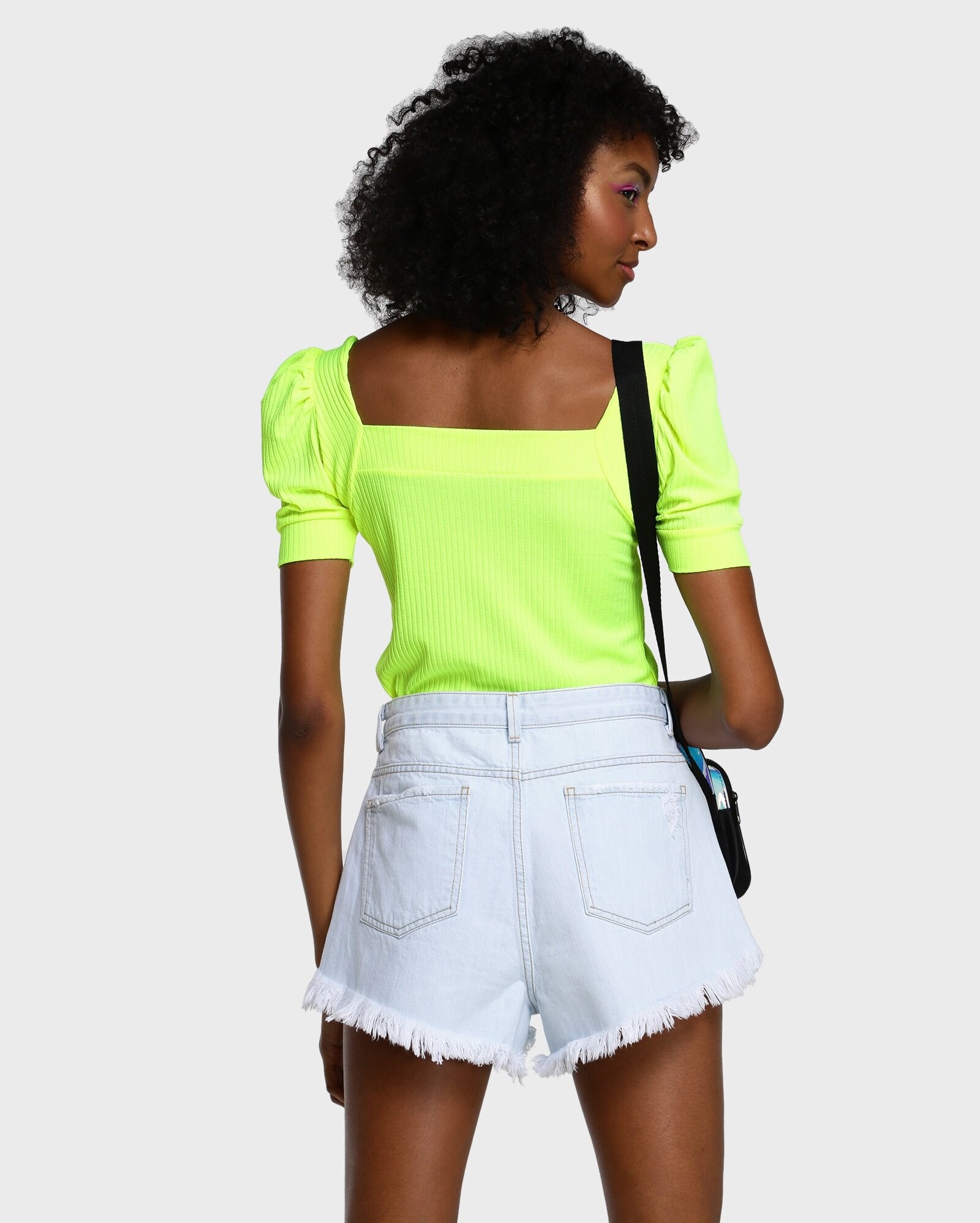 Riachuelo | Blusa Princesa - Amarelo Neon