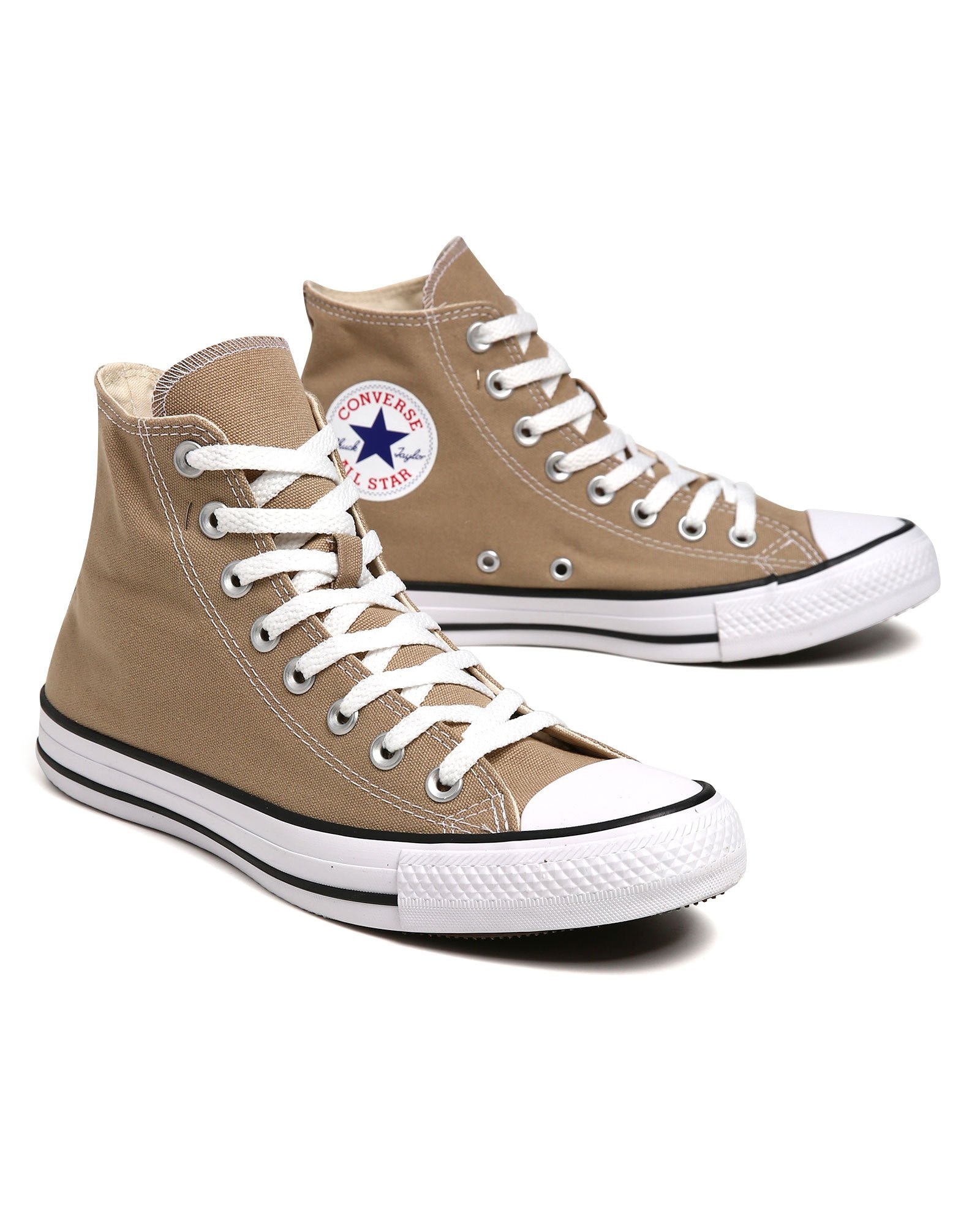 Riachuelo | Tênis Converse All Star Chuck Taylor Cano Alto Lona - Bege