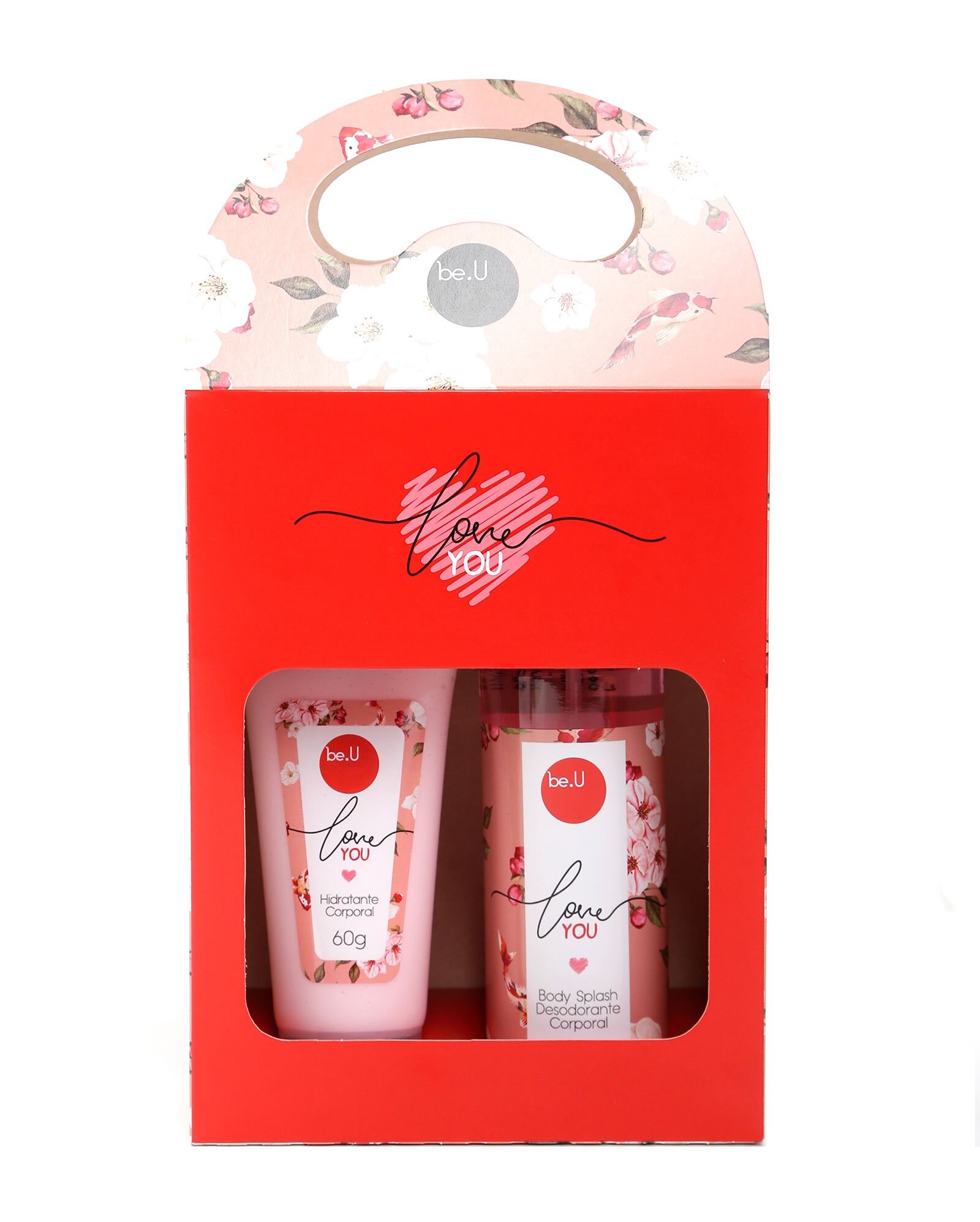 Riachuelo | Kit Love You Body Splash be.U 140ml + Loção Hidratante ...