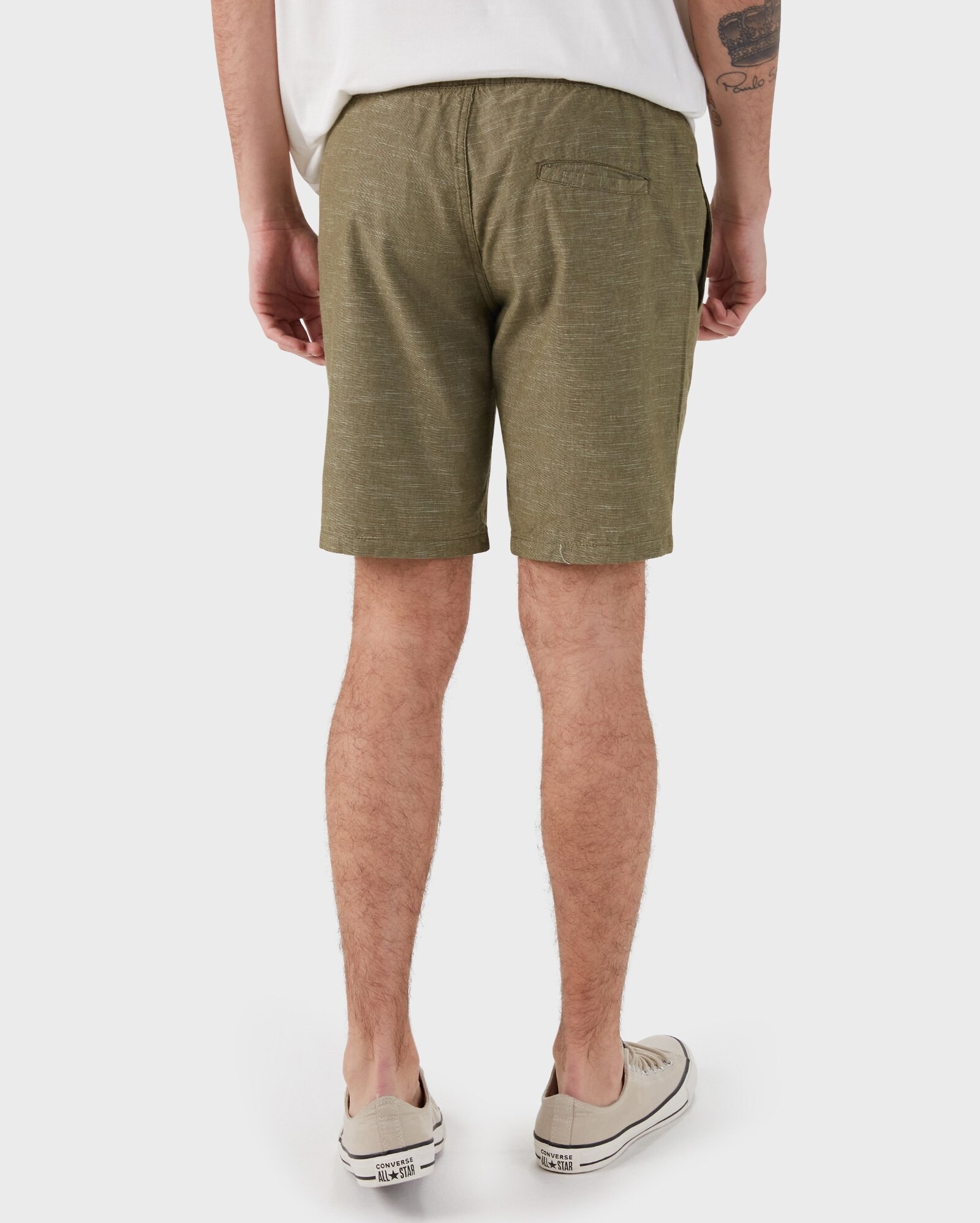 Riachuelo | Bermuda Jeans Color Slim Elástico Verde Pool by Riachuelo