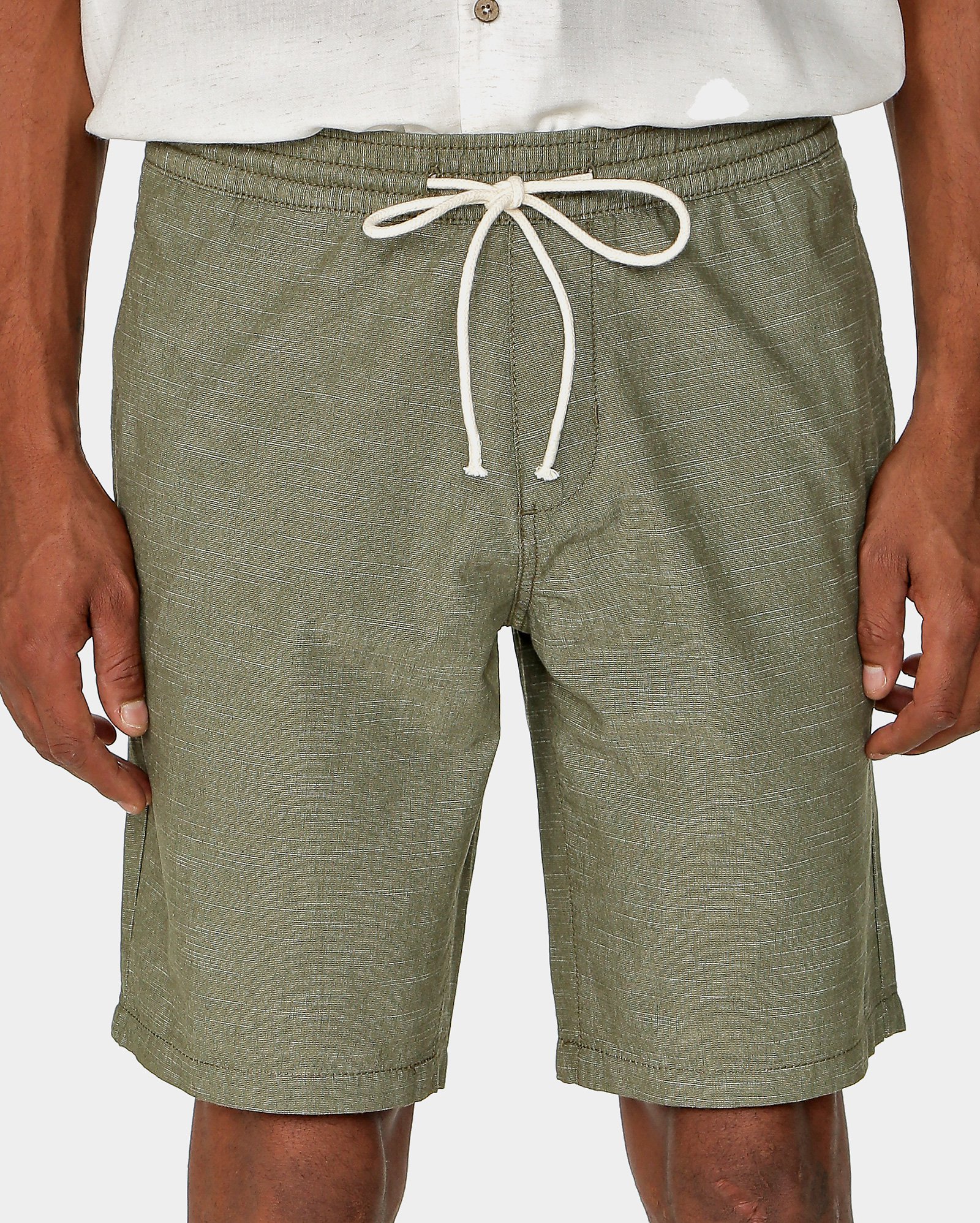 Riachuelo | Bermuda Jeans Color Slim Elástico Verde Pool by Riachuelo