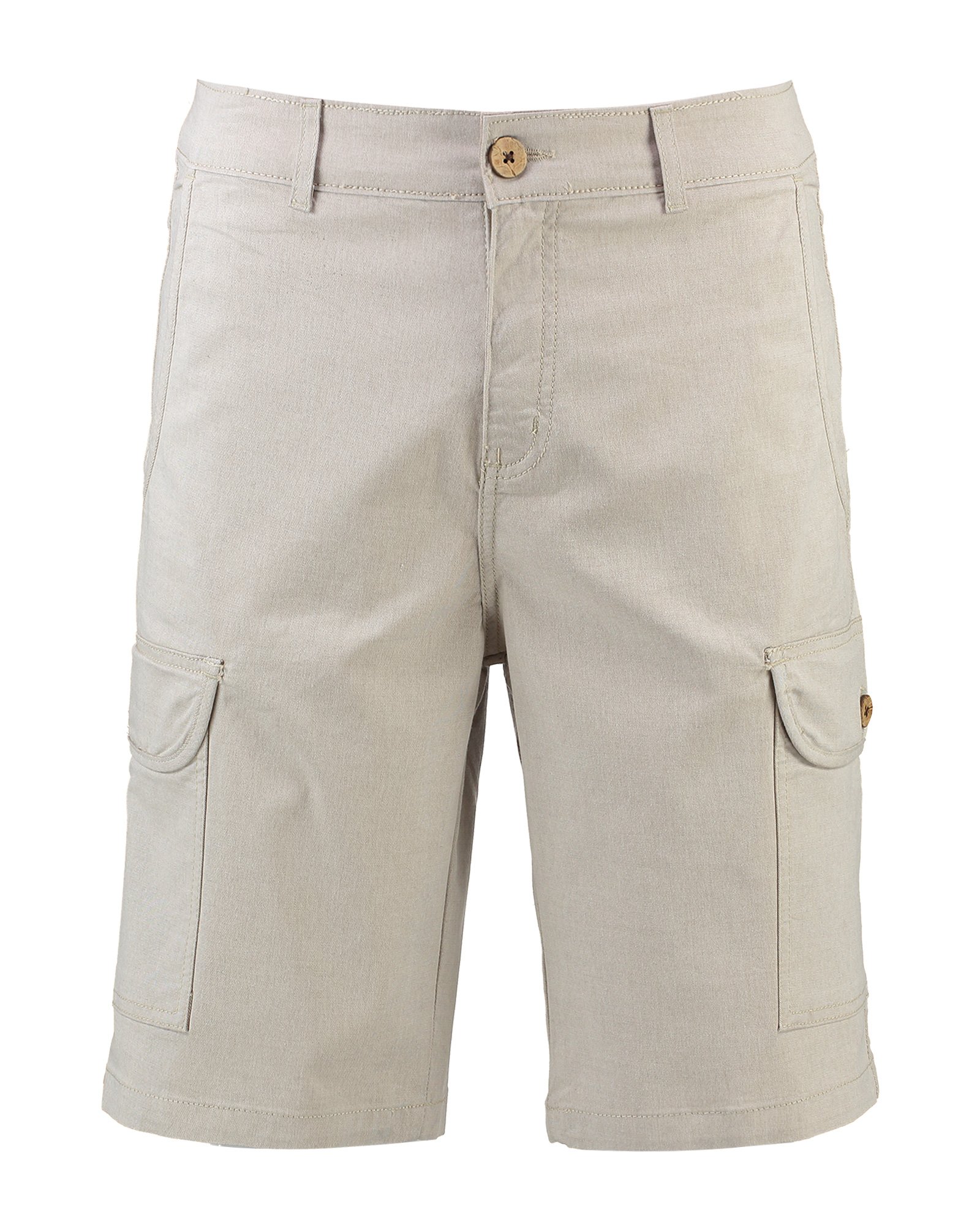 Riachuelo | Bermuda Jeans Color Cargo Cáqui