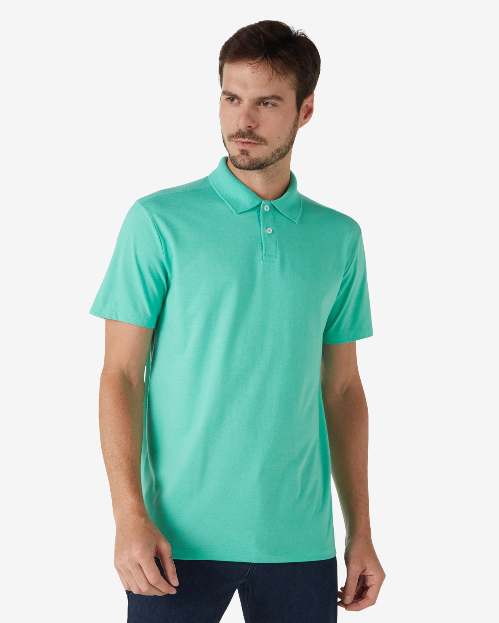 Riachuelo | Camisa Polo Básica - Verde Claro