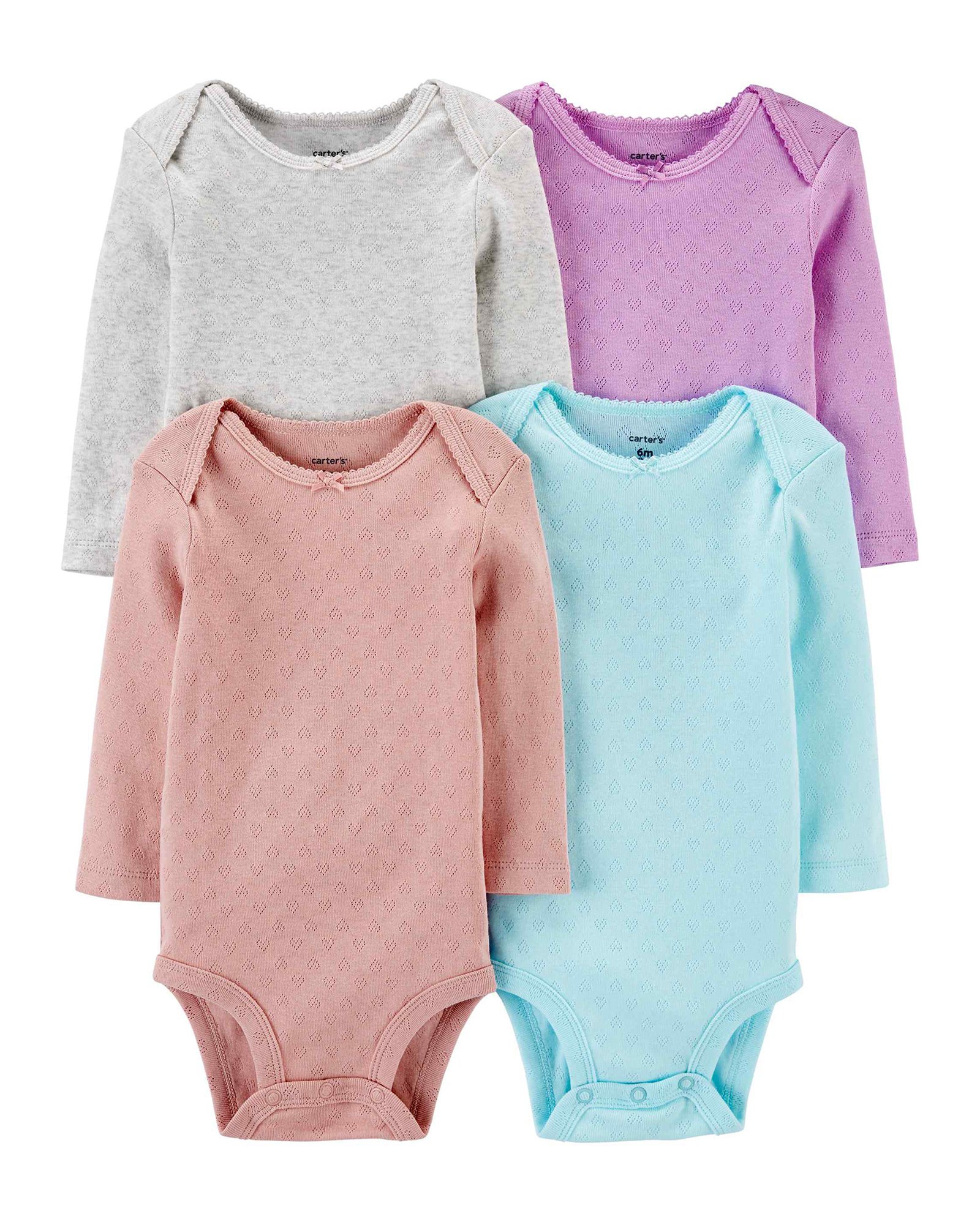 Kit Body 4 Peças Carter´s - Multicor | Carter's Oficial