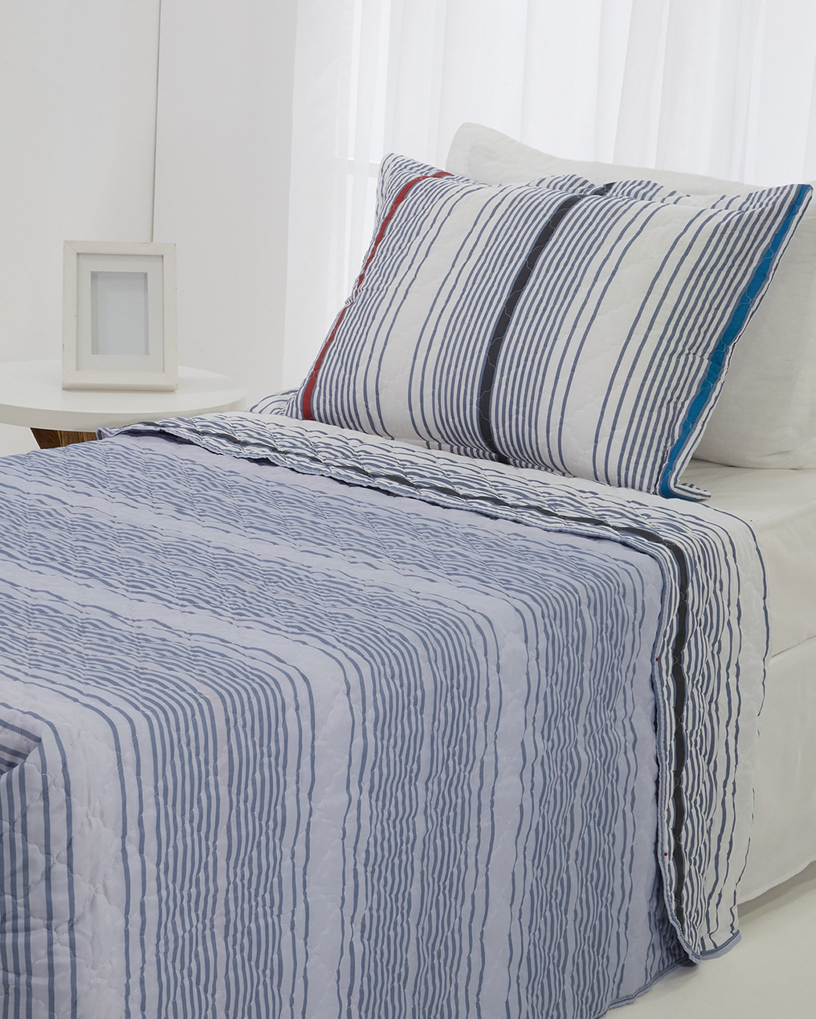 Riachuelo | Kit Colcha Solteiro AK Home Color Cinza