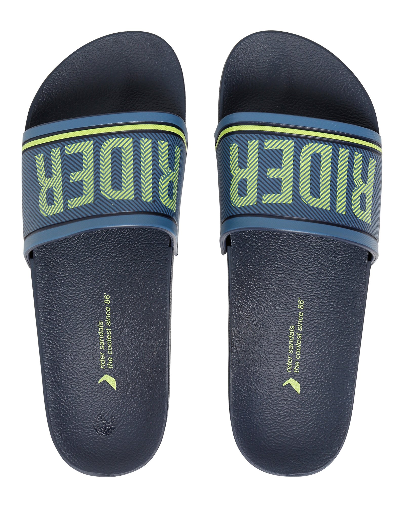 Riachuelo | Chinelo Slide Full PVC Rider Azul Marinho