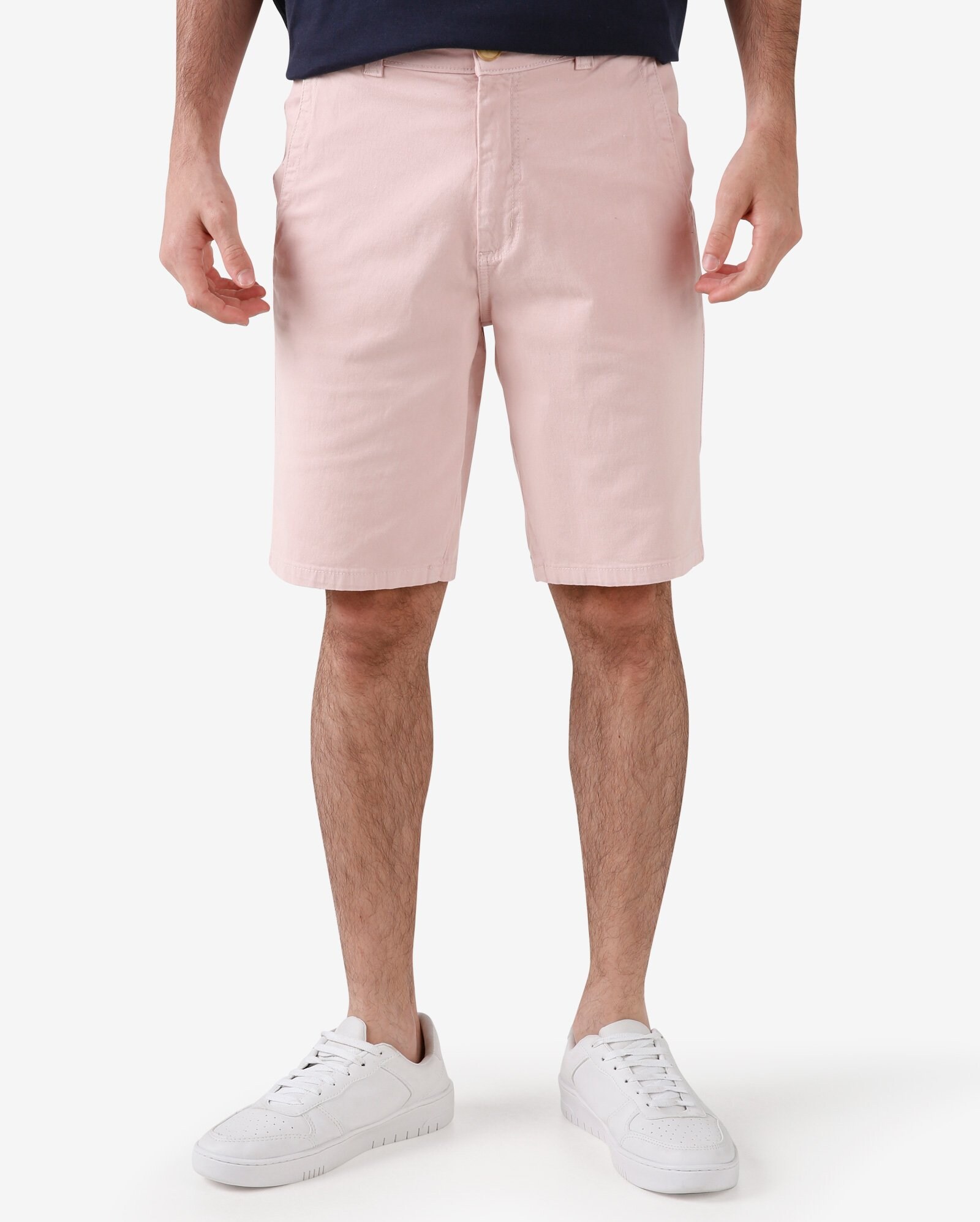 Riachuelo | Bermuda Jeans Color Slim - Rosa Claro