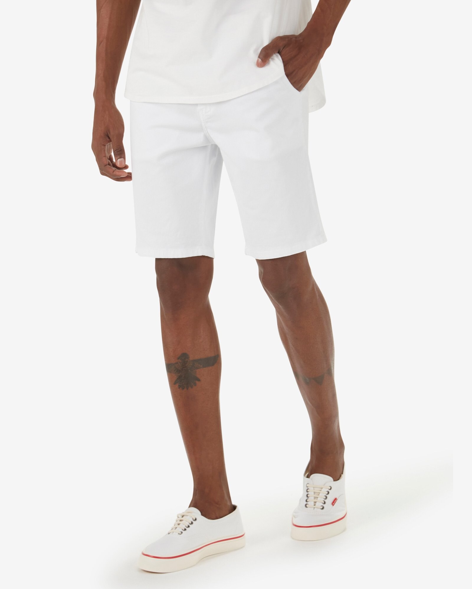 Riachuelo | Bermuda Jeans Color Reta - Branco