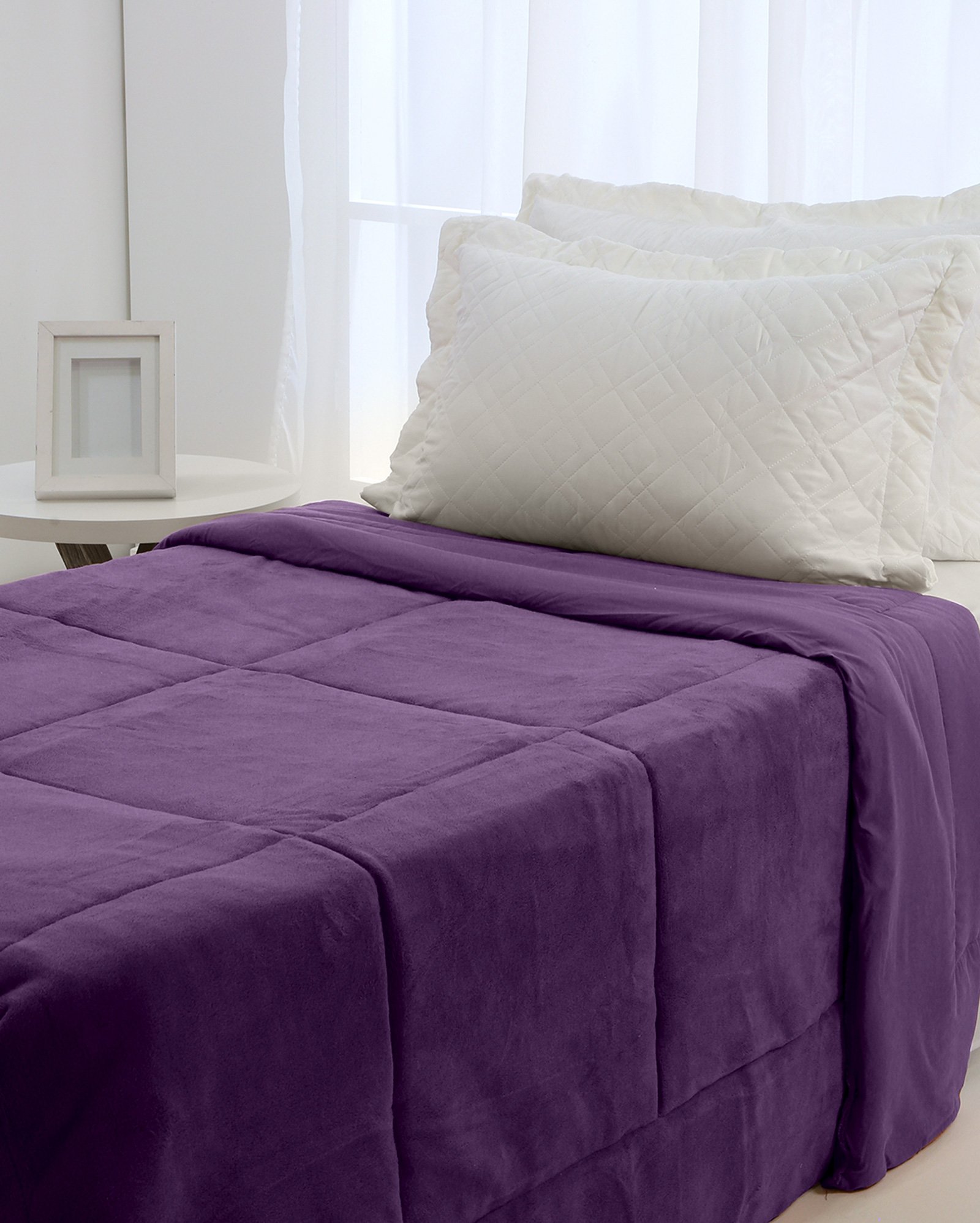 Riachuelo | Edredom Solteiro New Fleece AK Home Roxo