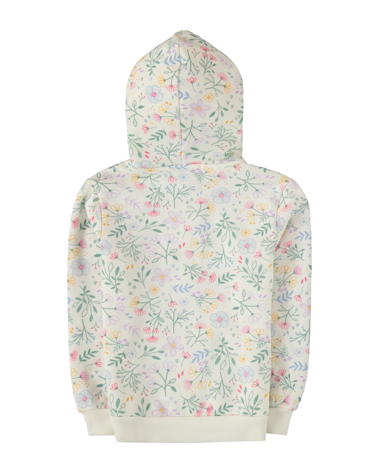 Riachuelo | Moletom Ziper Canguru Infantil Com Capuz Floral Branco Tam ...