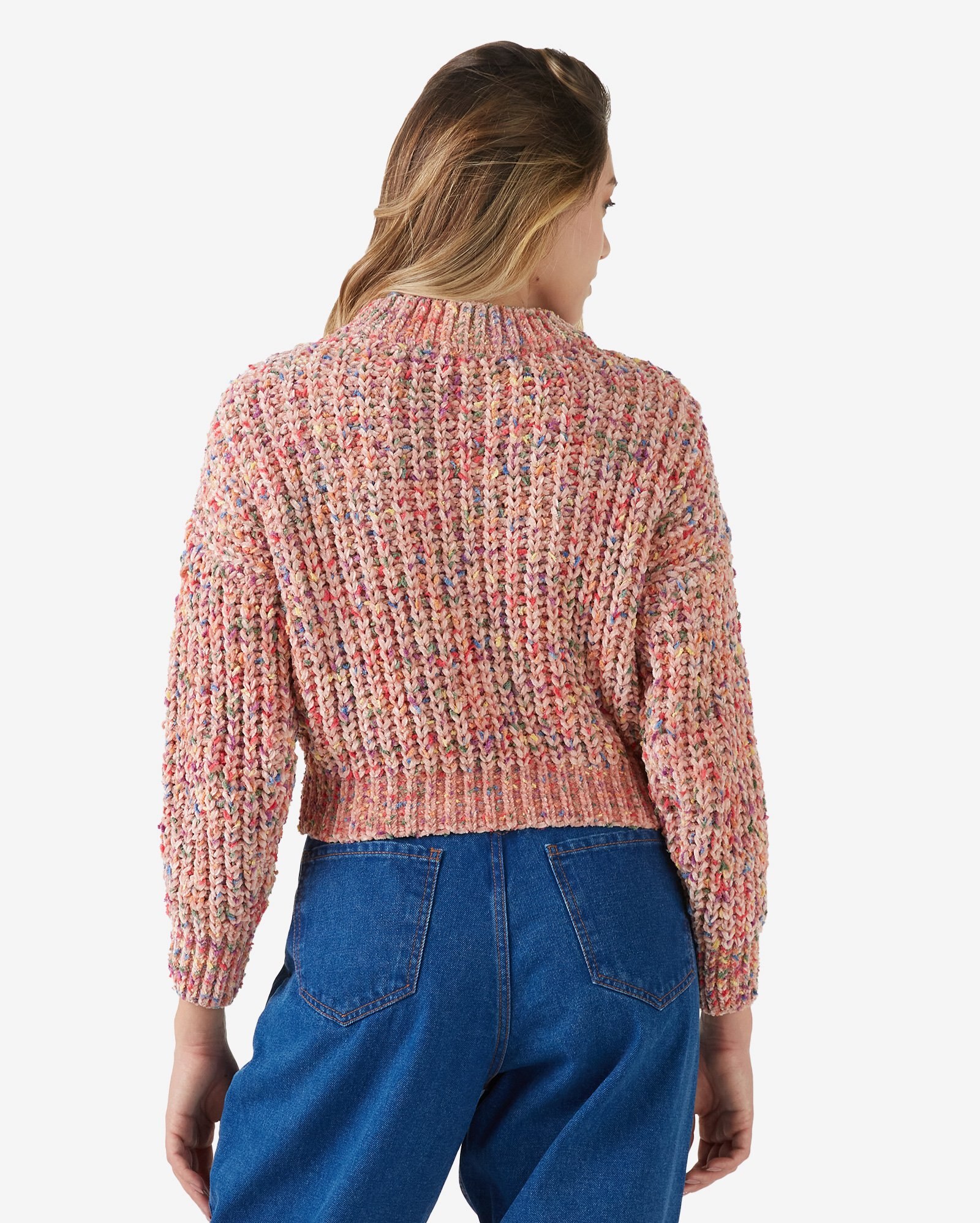 Riachuelo | Suéter Tricot Feminino Trama Rosa