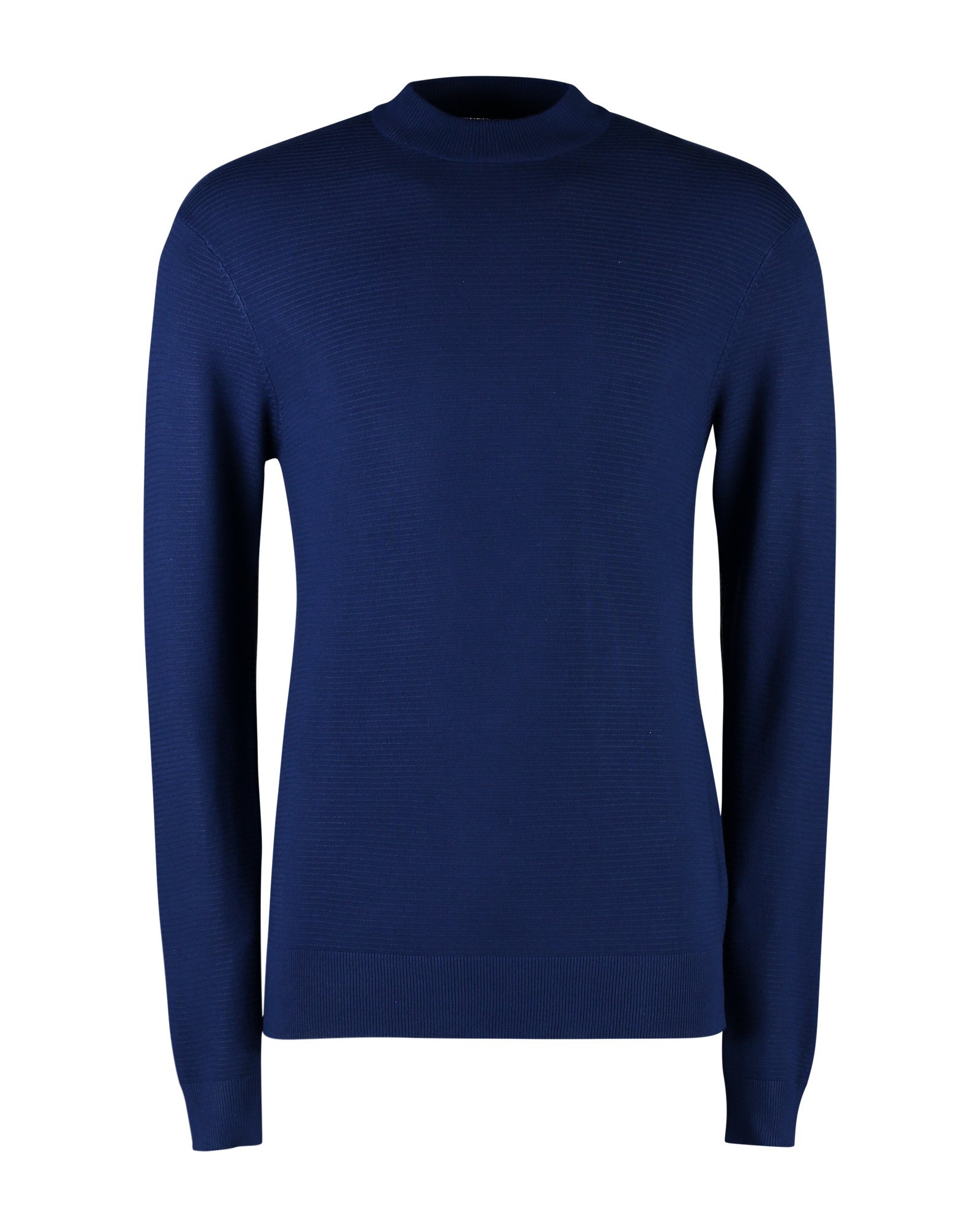 Riachuelo | Suéter Tricot Texturizado Masculino Manga Longa Azul Royal