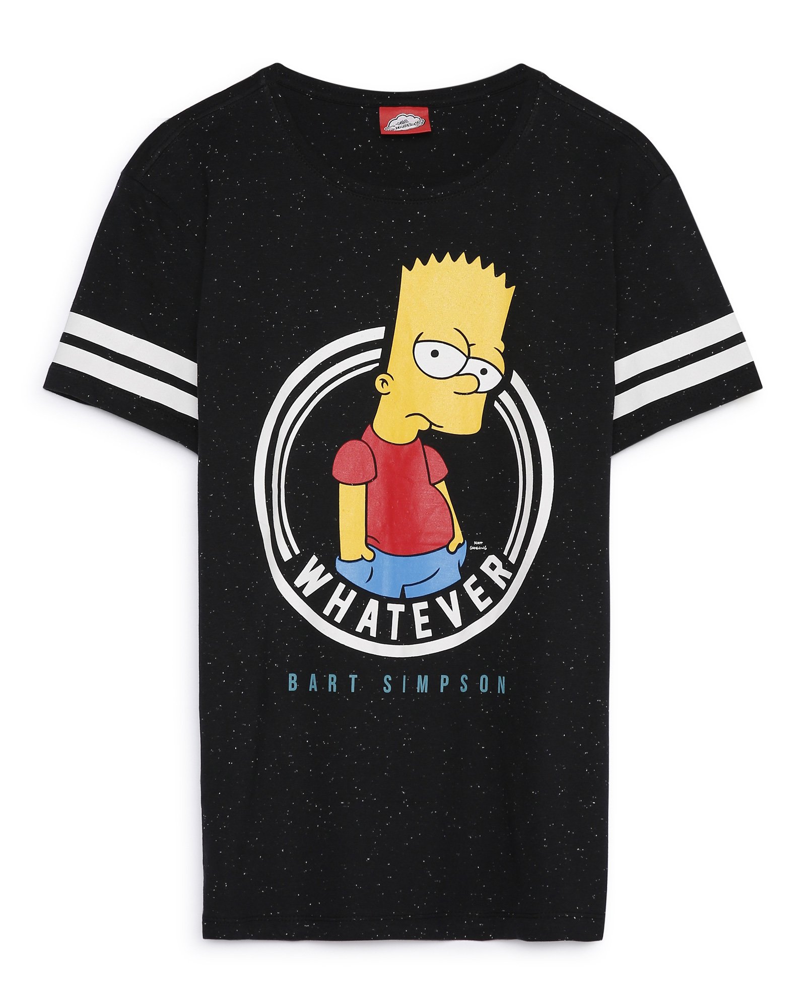 Riachuelo | Camiseta Juvenil Whatever Bart Simpson Preto
