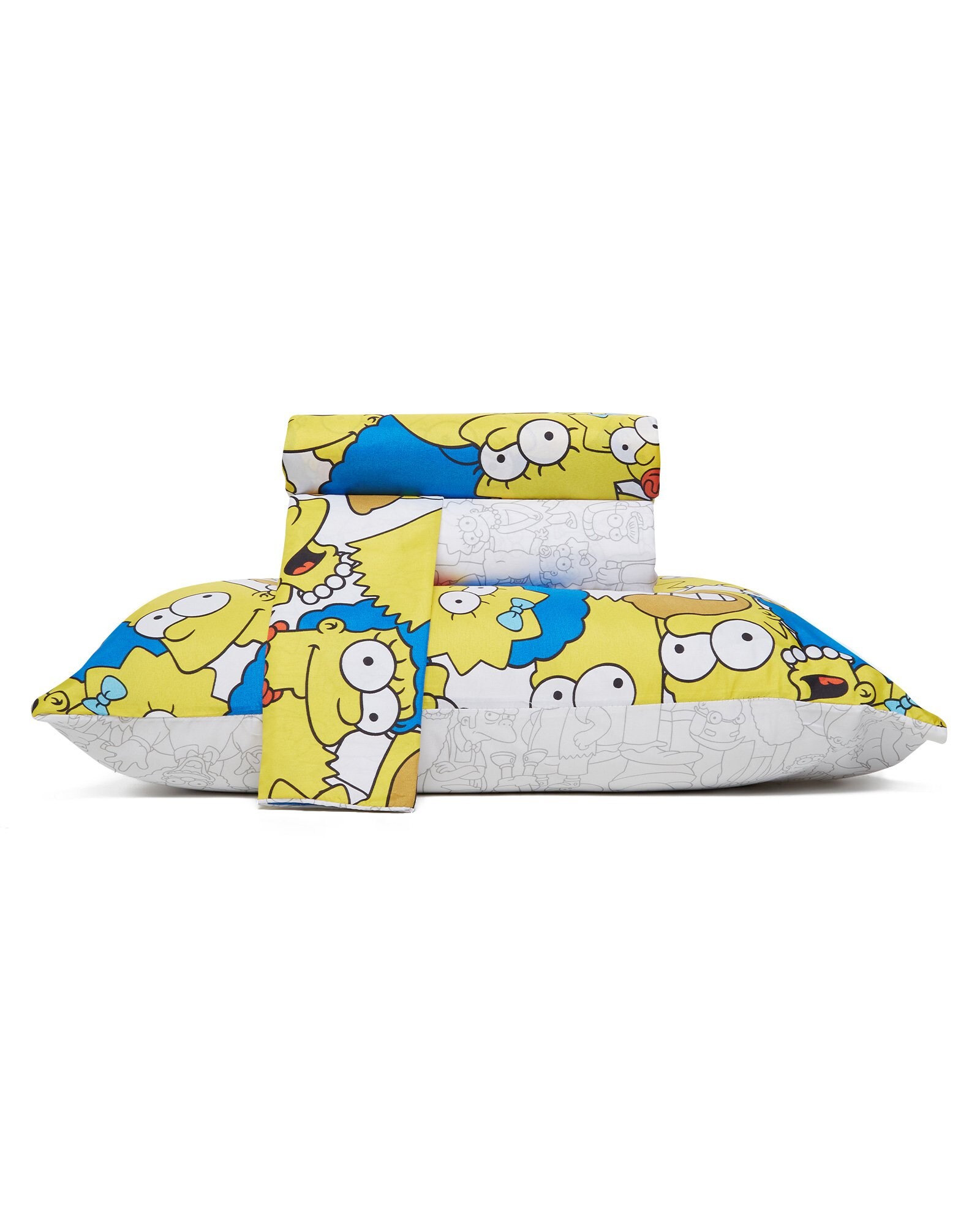 Riachuelo | Jogo de Cama Queen 4 Peças Os Simpsons Branco