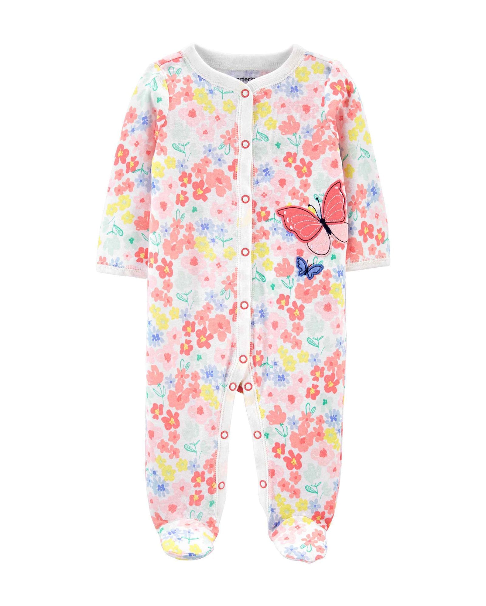 Riachuelo | Pijama Bebê Carter´s Floral Butterfly Rosa
