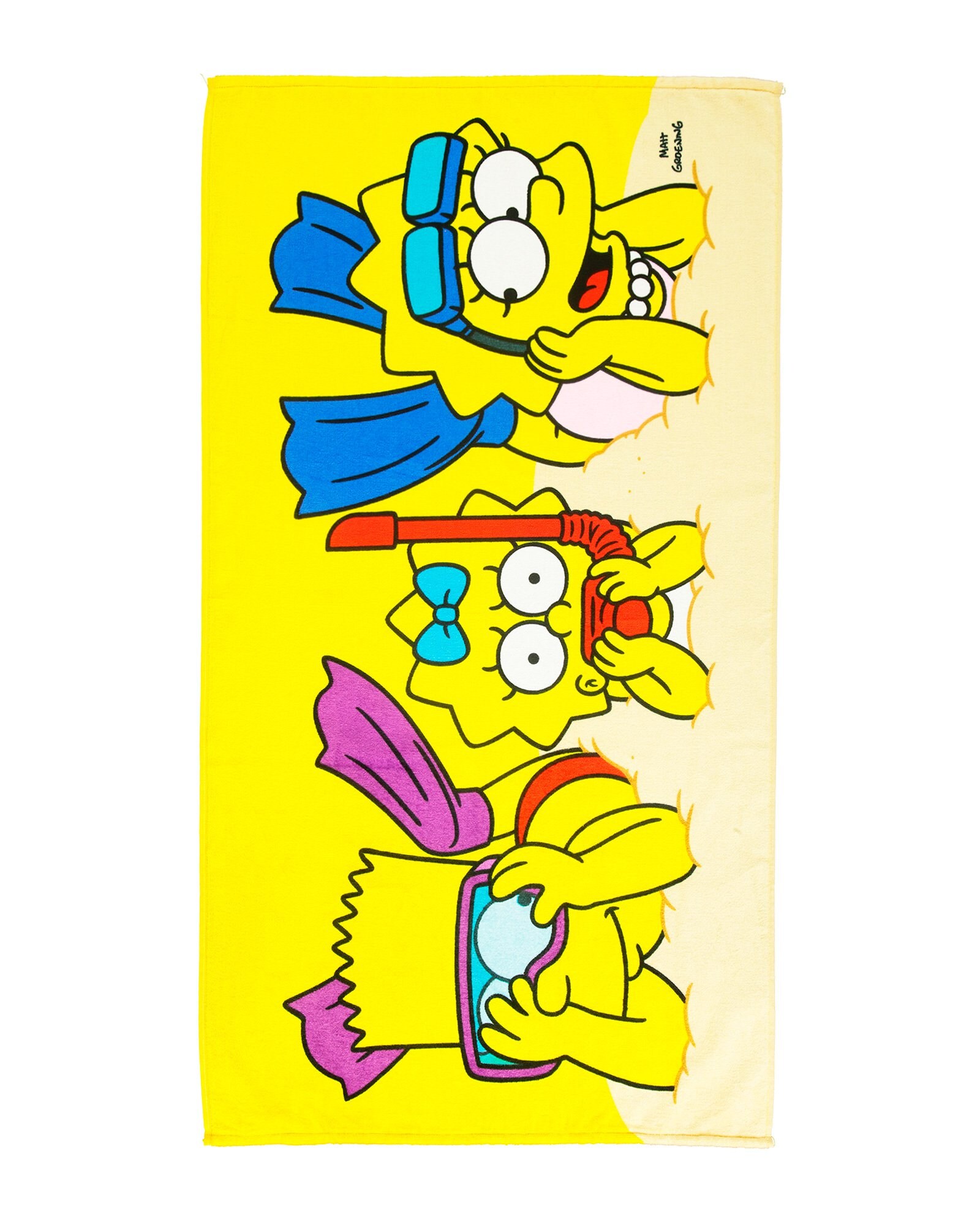 Riachuelo | Toalha de Praia Infantil Os Simpsons 100% Algodão Amarelo ...