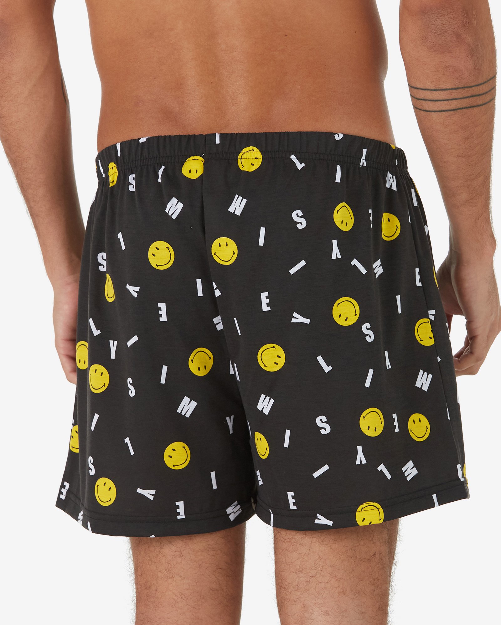 Riachuelo | Cueca Samba Canção Algodão Smiley® Originals Preto