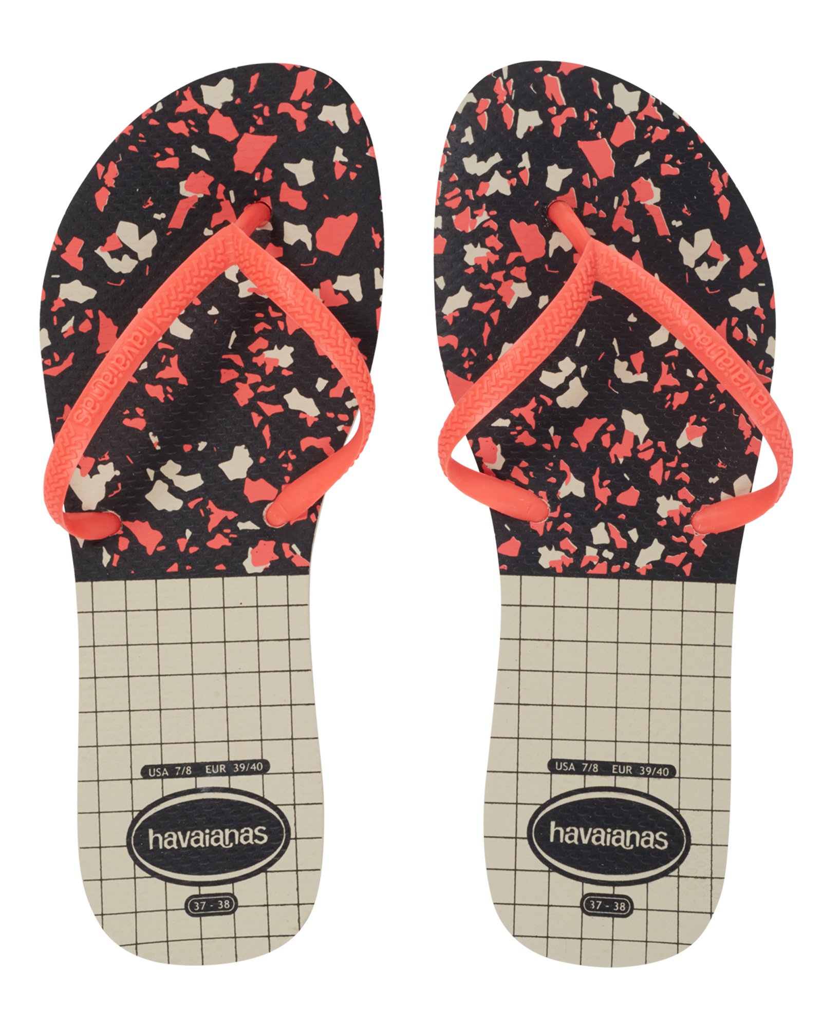 Riachuelo | Chinelo Tiras Flat Mix Havaianas Bege