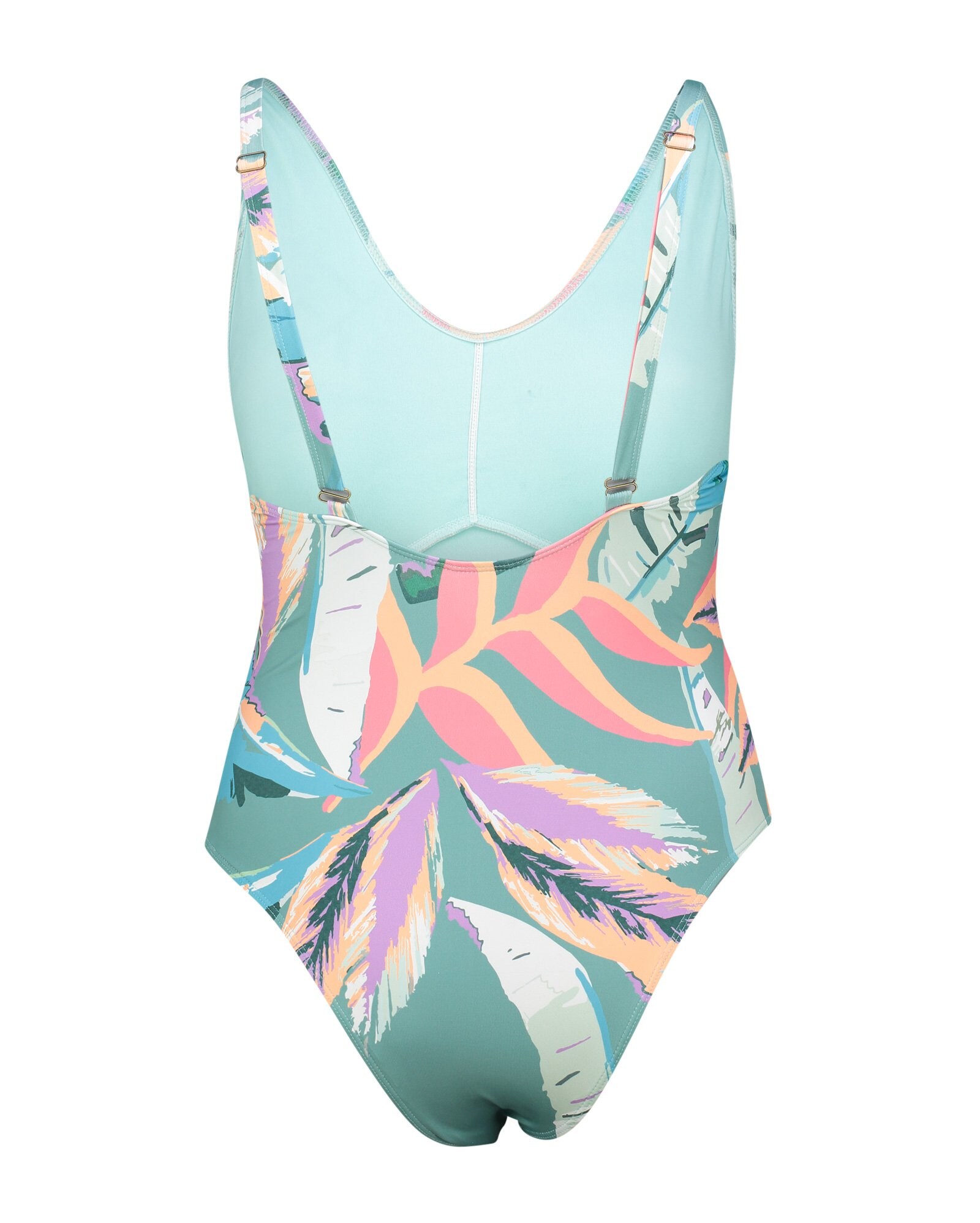 Riachuelo | Maiô Plus Size Tradicional Microfibra Abstrata Verde Menta ...