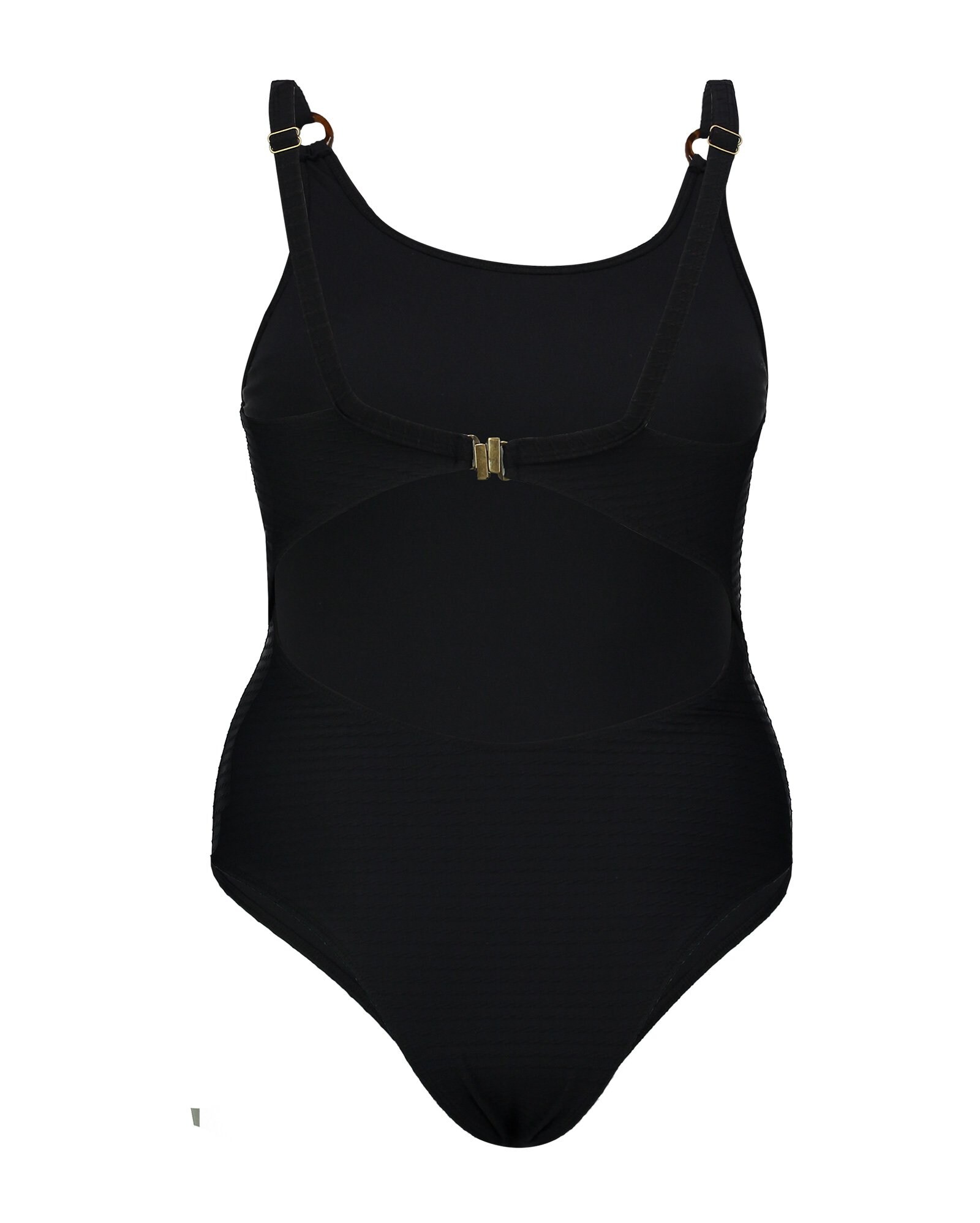 Riachuelo | Maiô Tradicional Plus Size Texturizado Microfibra Preto ...