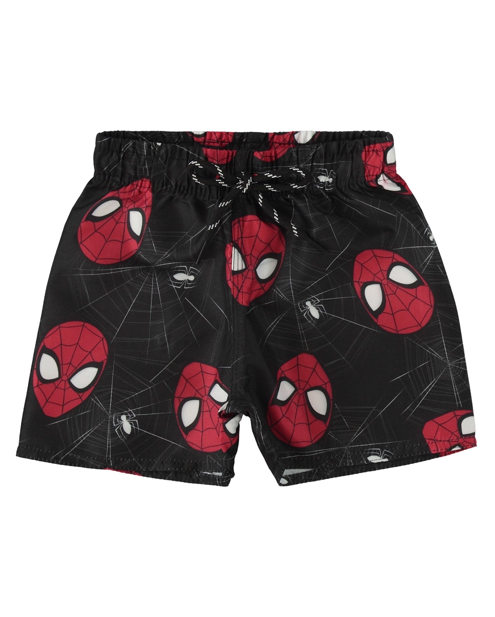 Riachuelo | Bermuda Água Infantil Homem Aranha Preto Tam 1 a 4