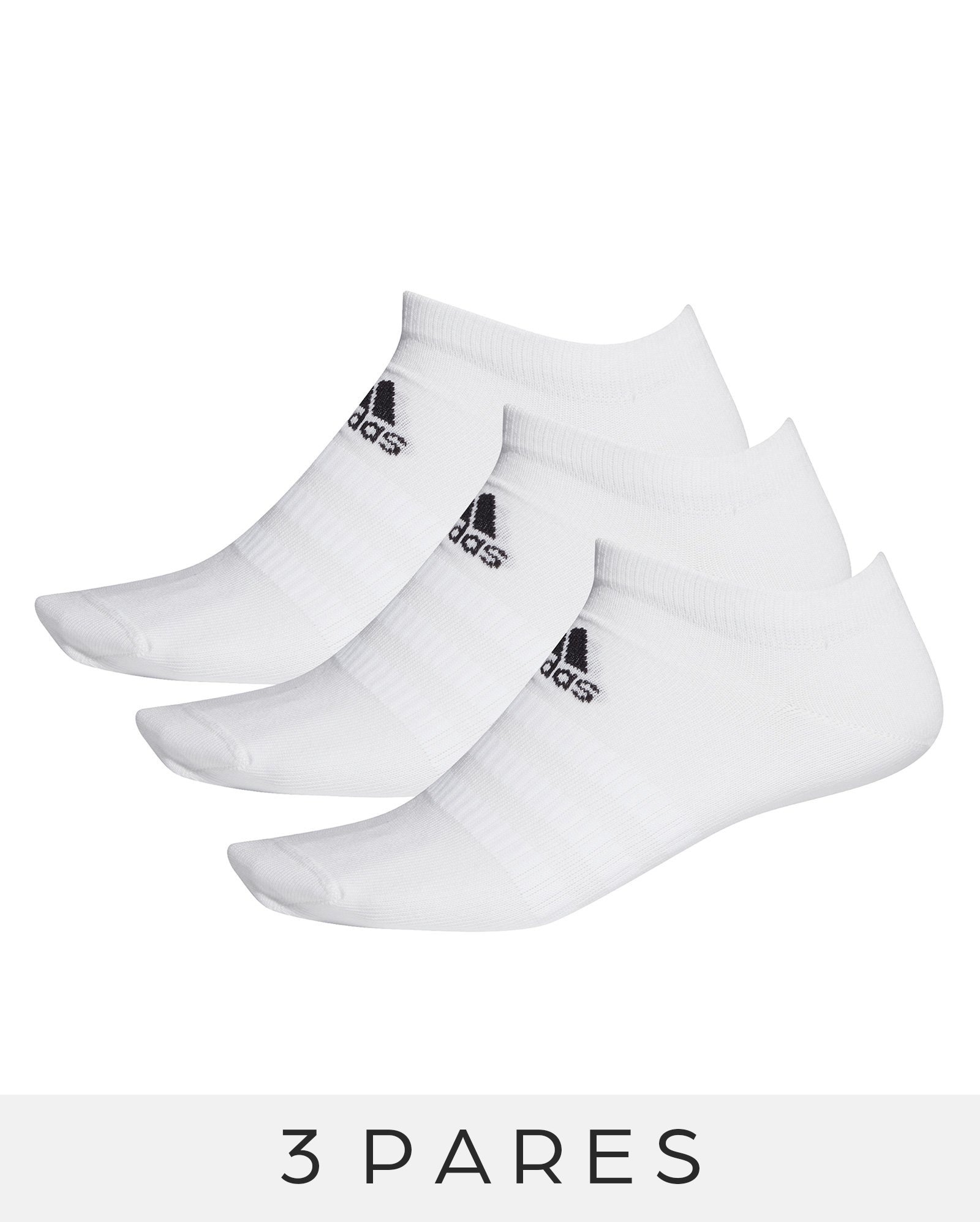 Riachuelo | Kit Meia Soquete Unissex Adidas 3 Pares Logo Branco