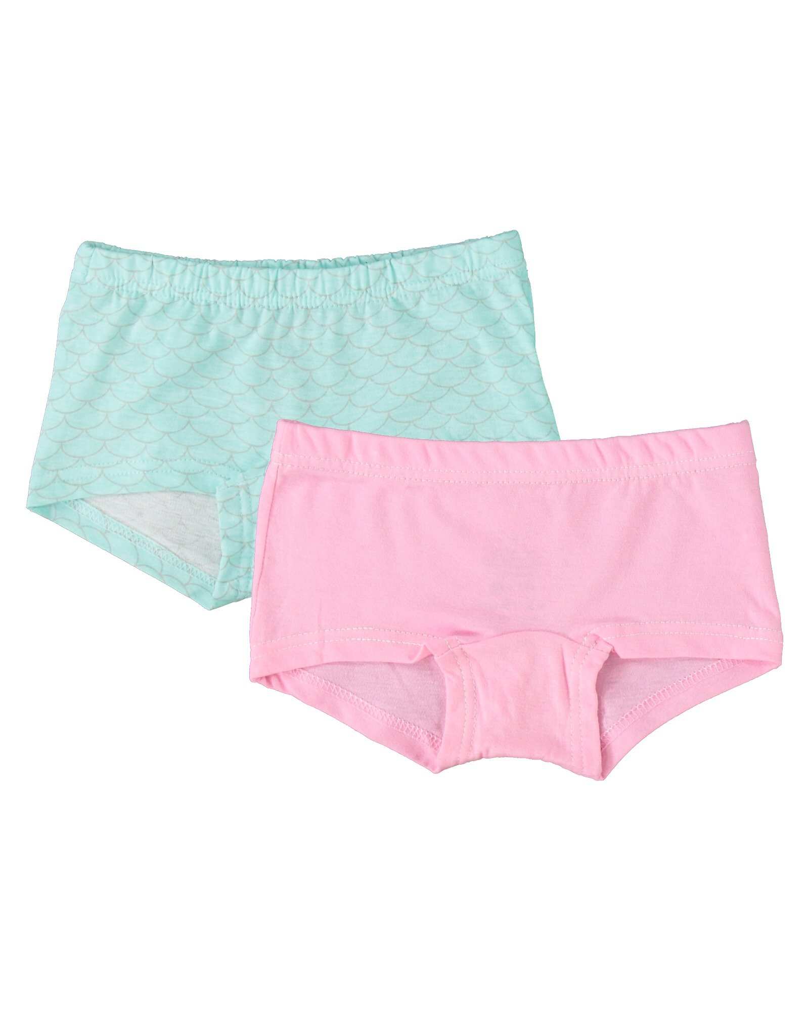 Riachuelo | Kit Calcinha Infantil 2 Peças Boxer Mermaid em Algodão ...