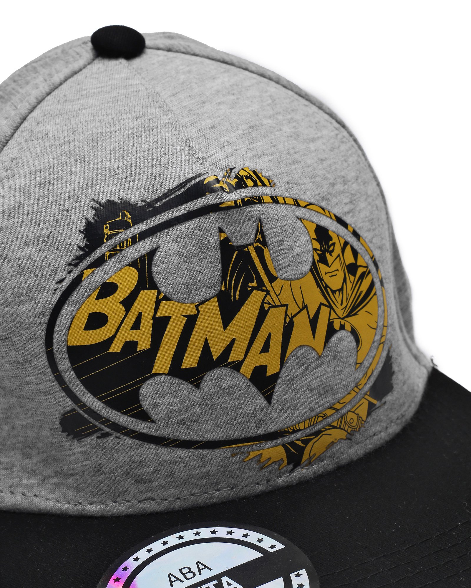 Riachuelo | Boné Infantil Aba Reta Batman Cinza/Preto Tam 4 a 10