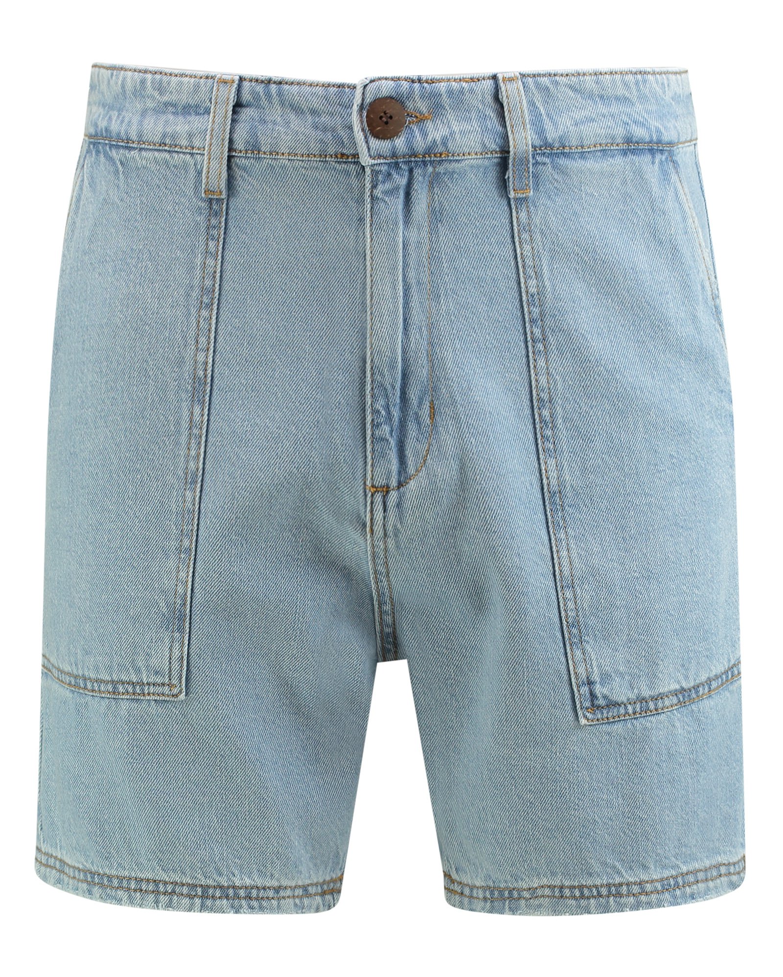 Riachuelo | Short Jeans Masculino Reto Denim Claro
