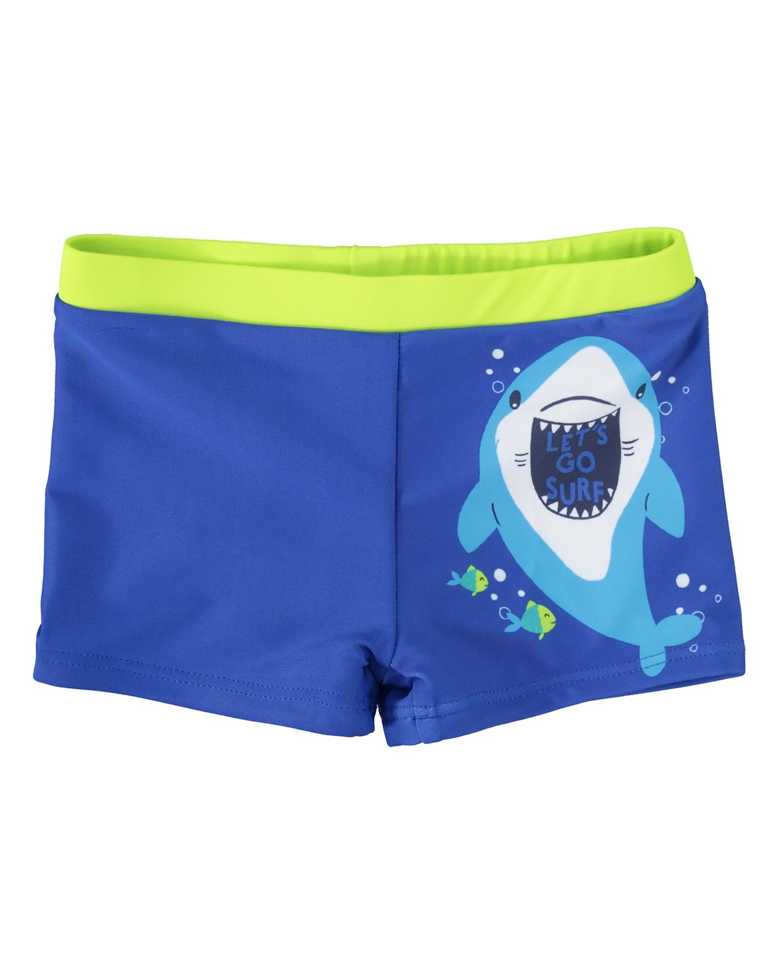 Riachuelo | Sunga Bebê Boxer Tubarão Proteção UV 50+ Azul/Verde Tam 6 ...
