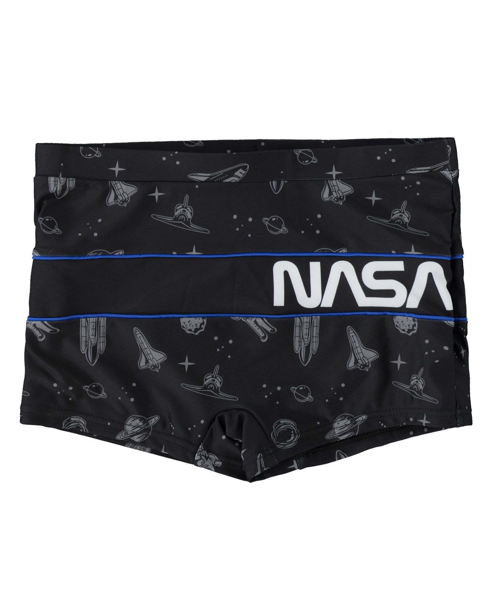 Riachuelo | Sunga Juvenil Boxer Nasa Preto/Cinza Tam 10 a 16