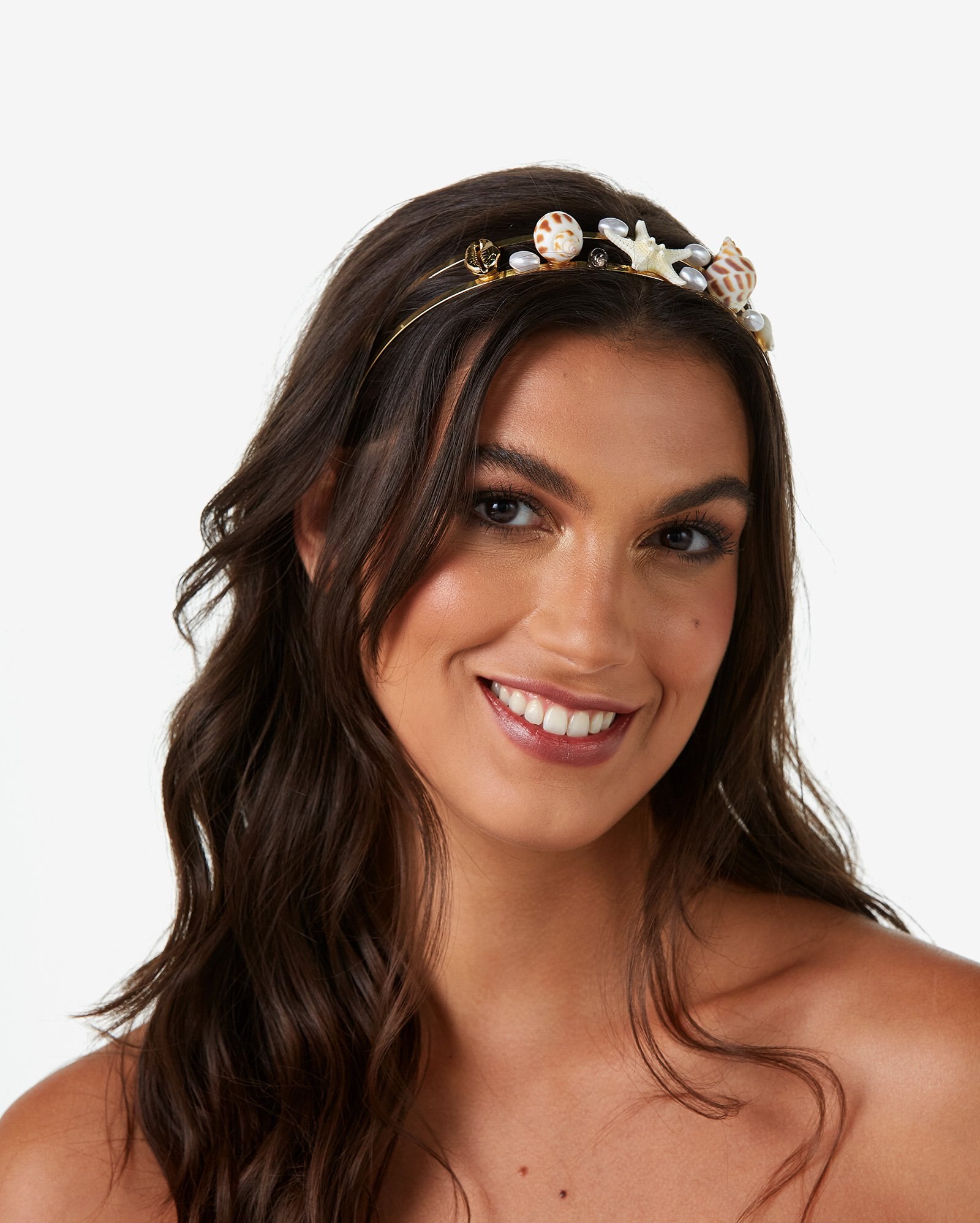 Riachuelo | Tiara Feminina Conchas do Mar Dourado Accessori by Riachuelo