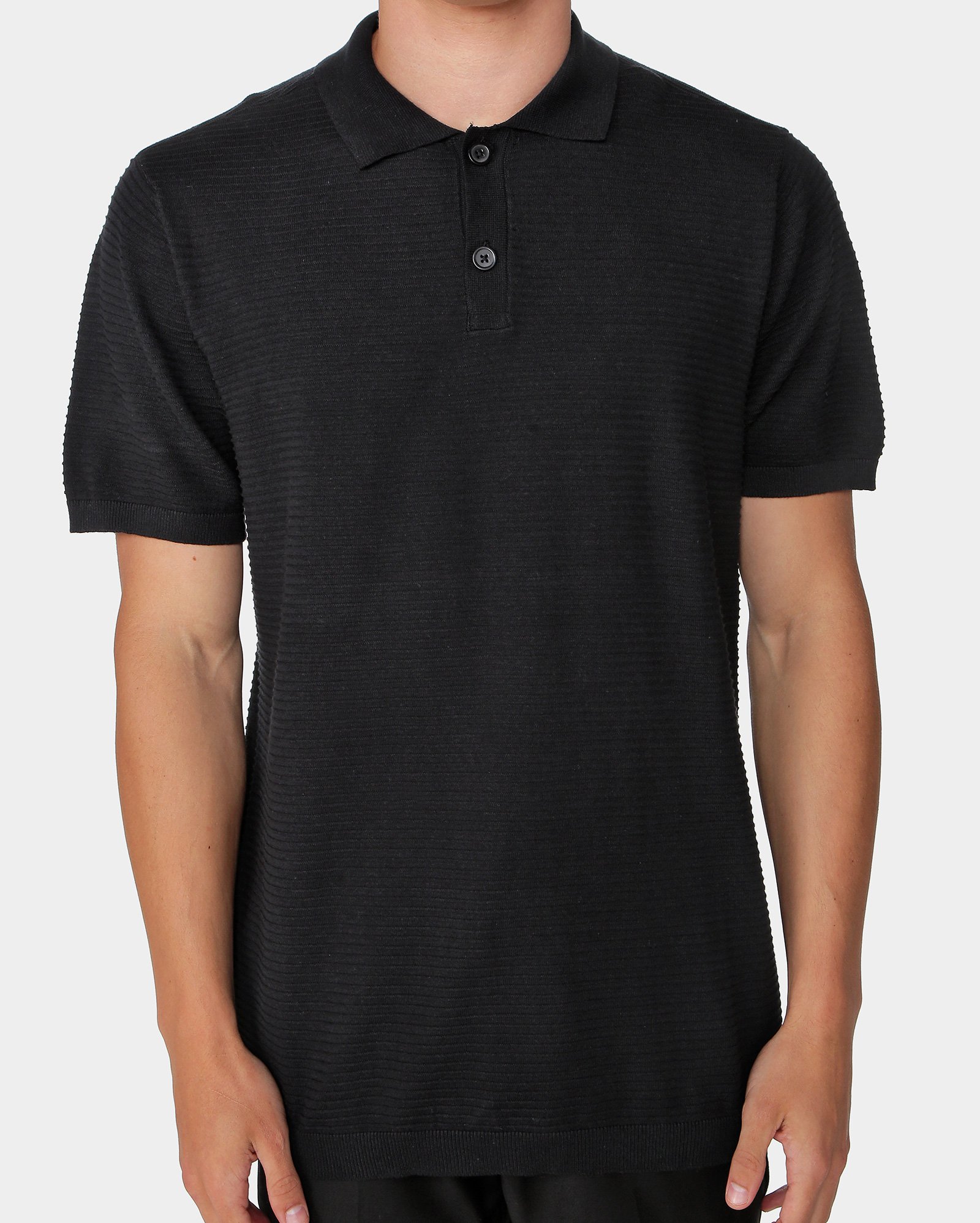 Riachuelo | Camisa Polo Masculina Manga Curta Texturizada Preto Pool by ...