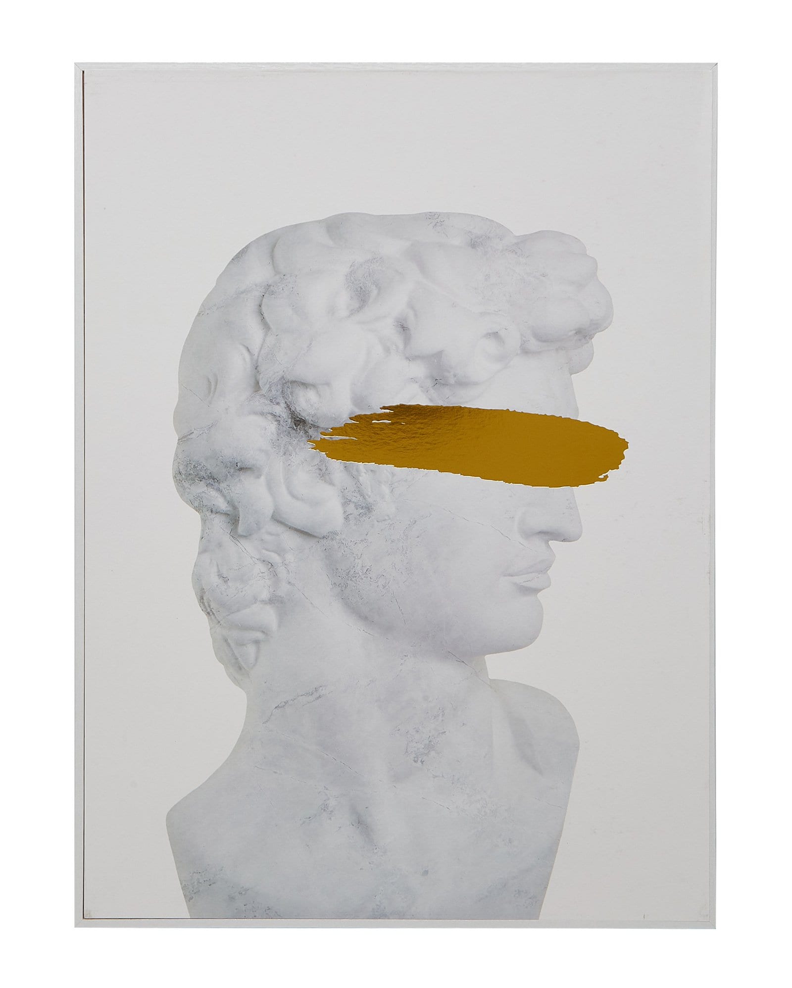 Riachuelo | Quadro Decorativo David Branco 40x30cm Casa Riachuelo