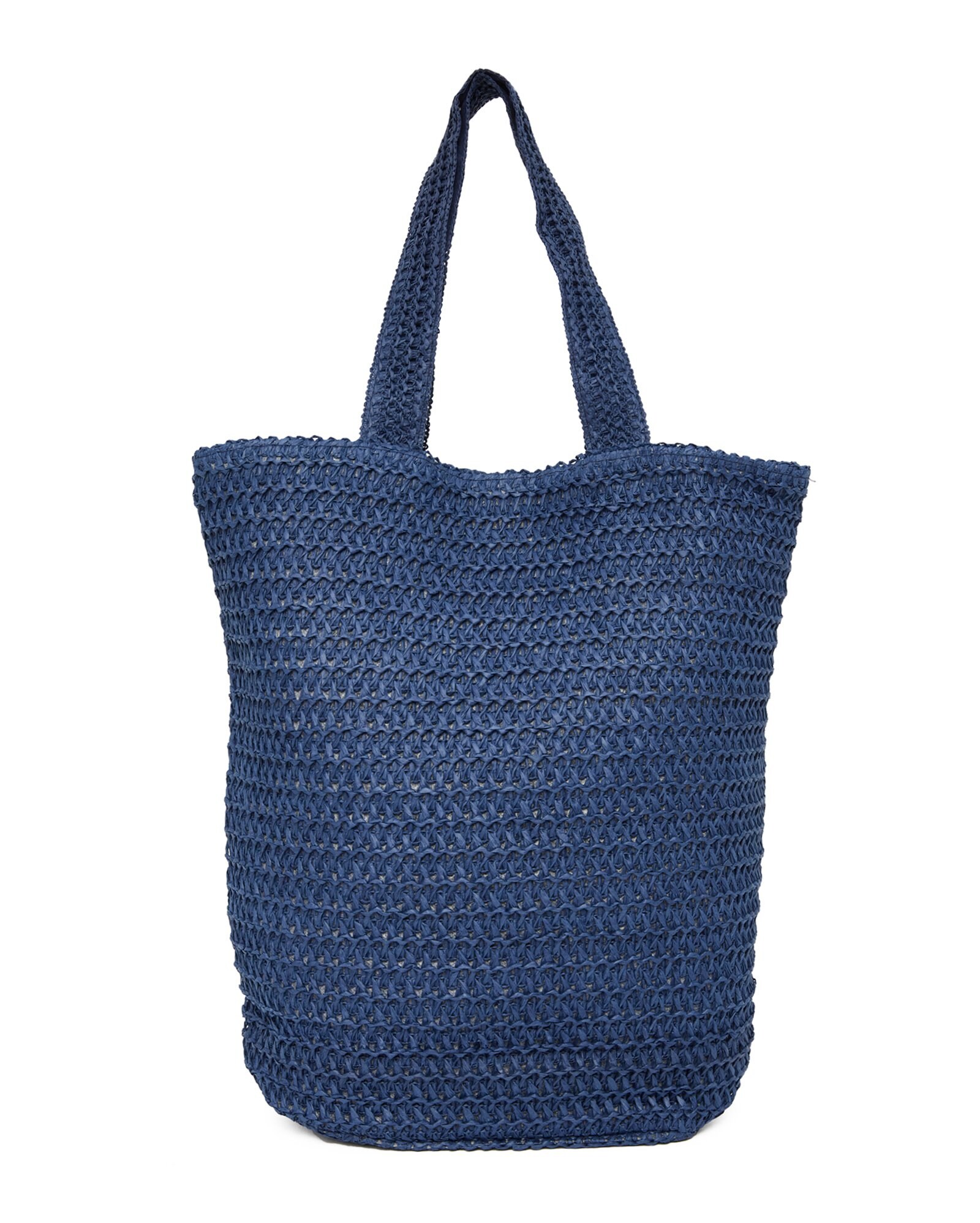 Riachuelo | Bolsa De Praia 100% Papel Azul Marinho