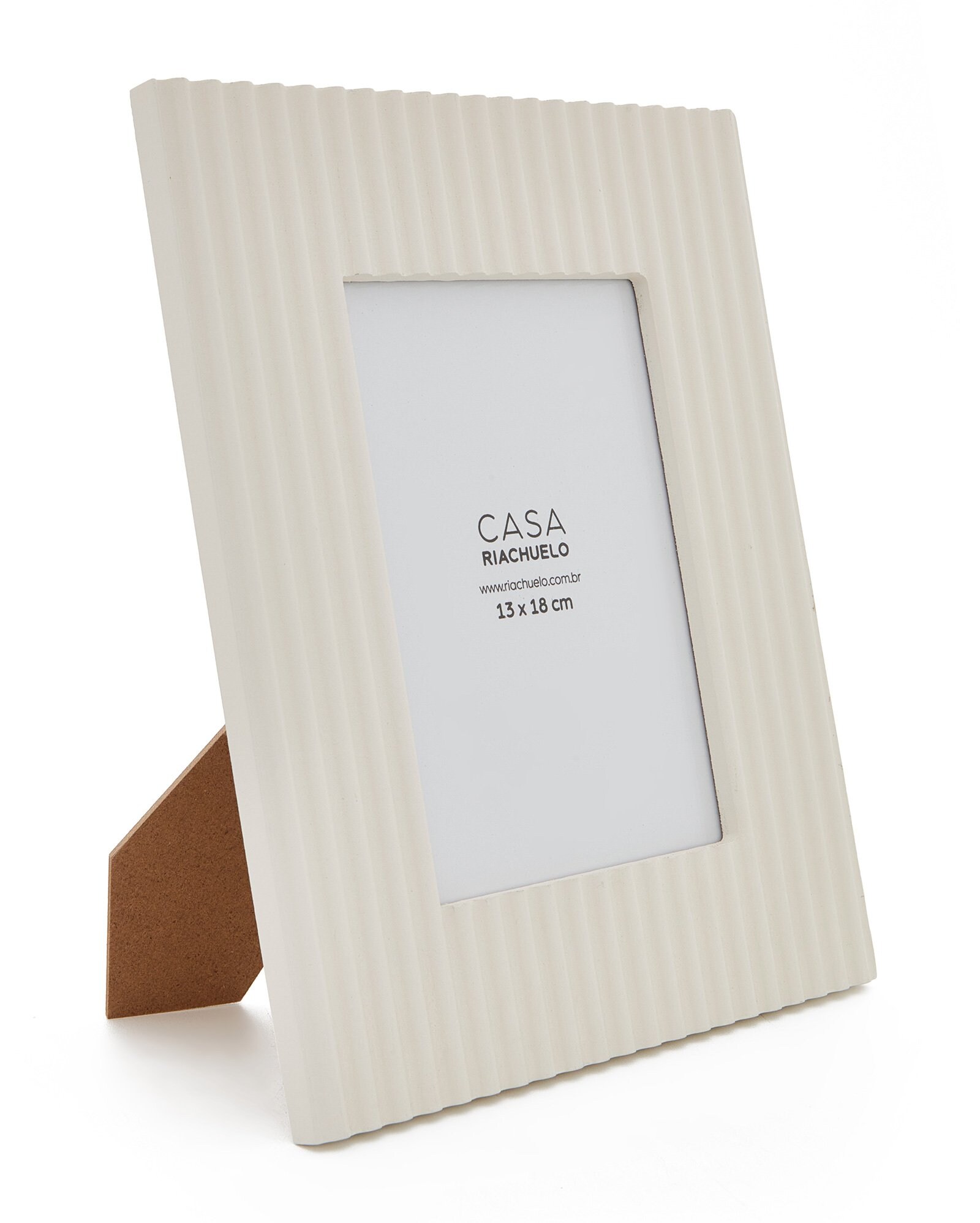 Riachuelo | Porta Retrato Columns Branco 13x18cm Casa Riachuelo