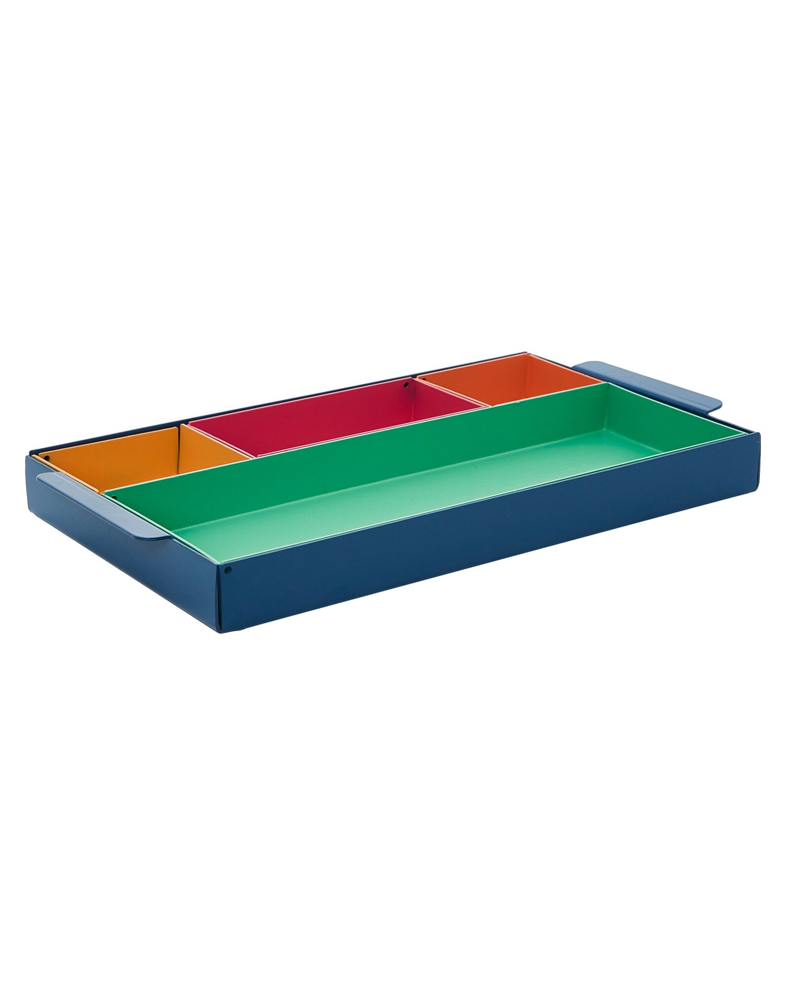 Riachuelo | Jogo De Bandeja 05 Bandeja Multicor 22x13x2cm Casa Riachuelo
