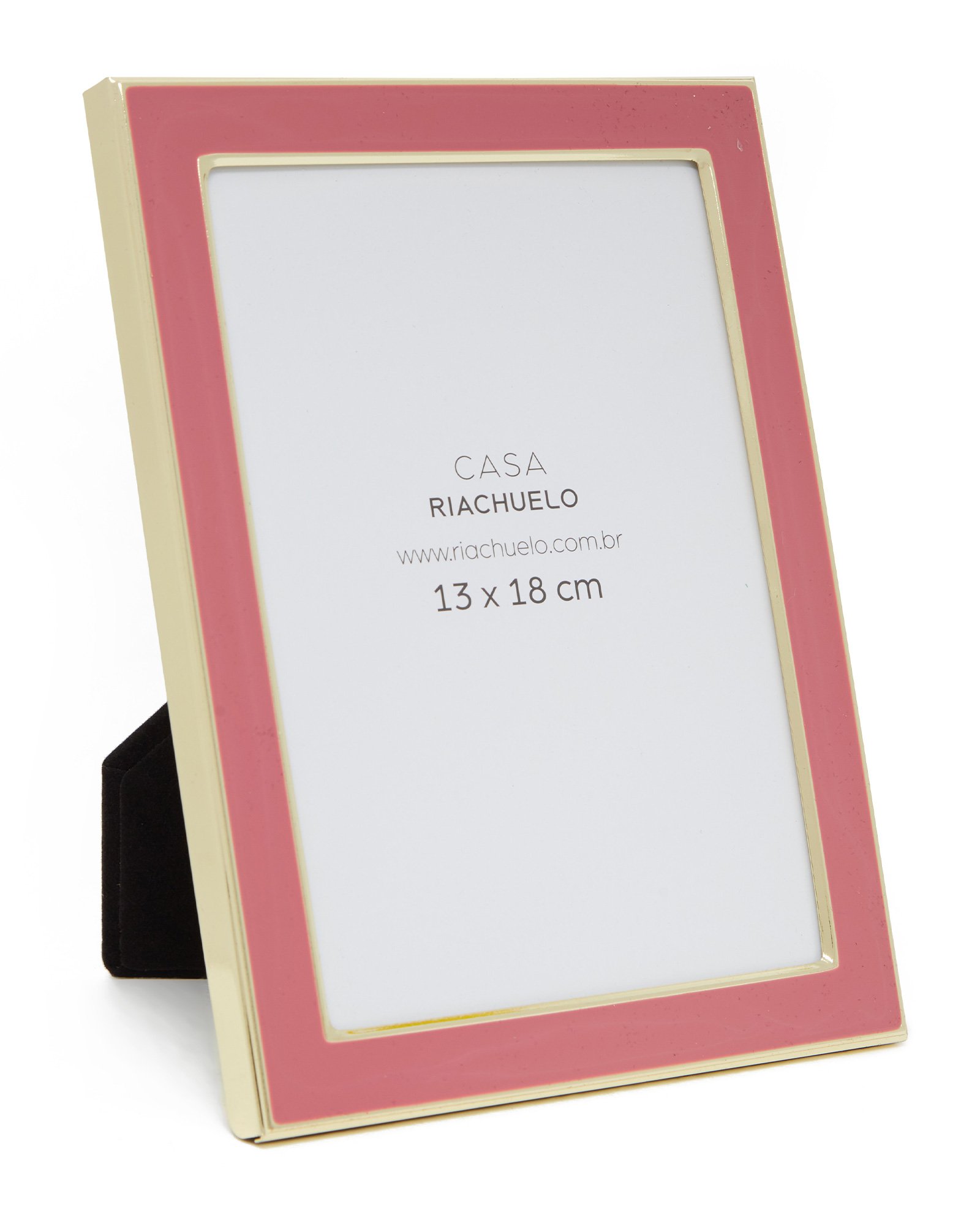 Riachuelo | Porta Retrato Colores Rosa/Dourado 13x18cm Casa Riachuelo