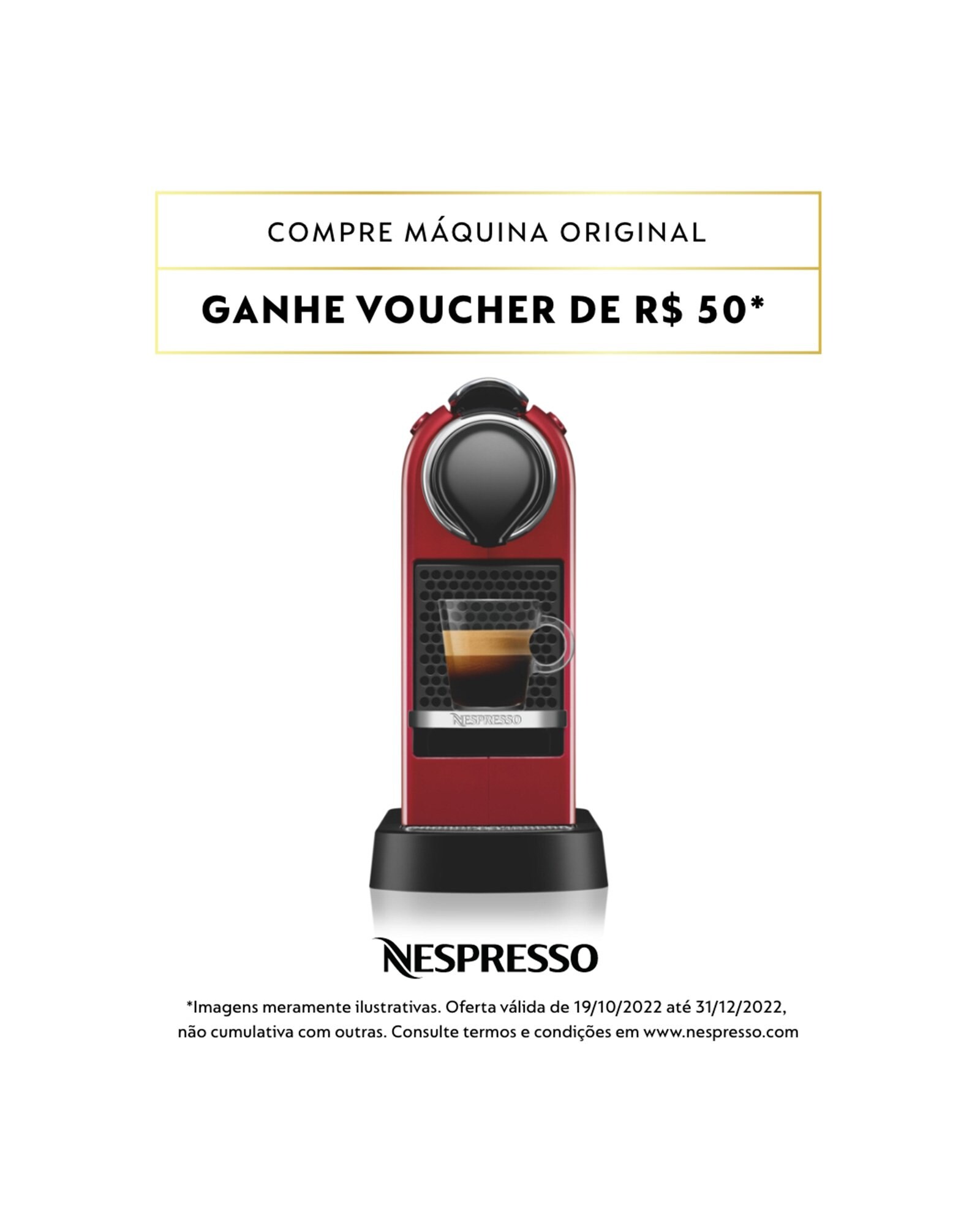 Riachuelo | Cafeteira Nespresso CitiZ C113 Vermelho Cereja