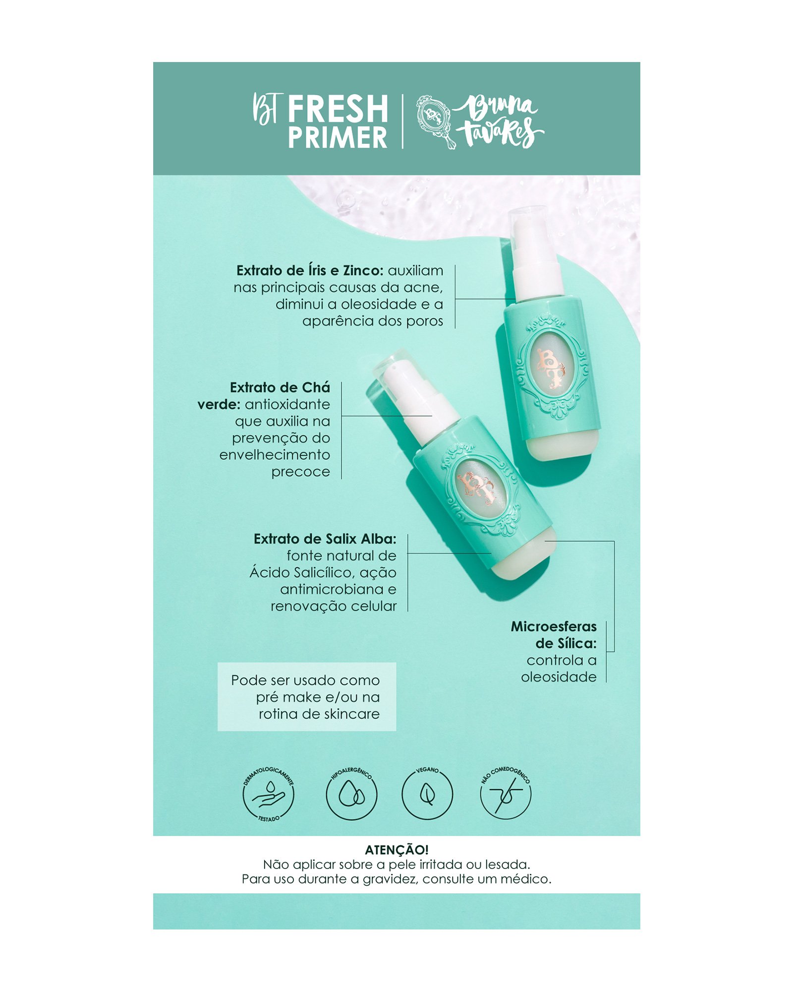 Riachuelo | Primer Facial Bruna Tavares BT Fresh Primer 40g