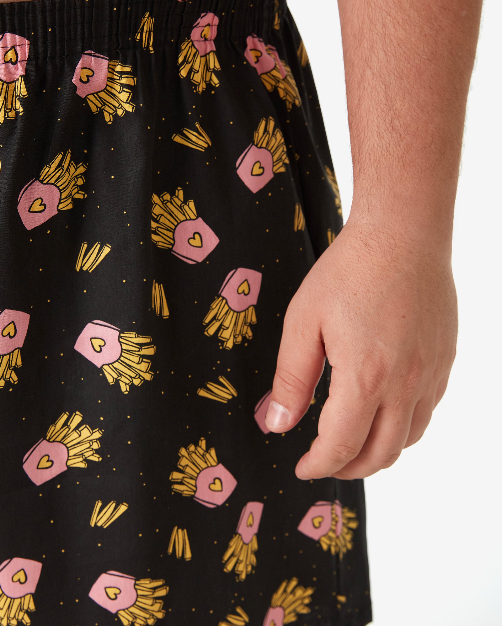 Riachuelo | Cueca Plus Size Samba Canção Batata Frita Preto ALLMAN by ...