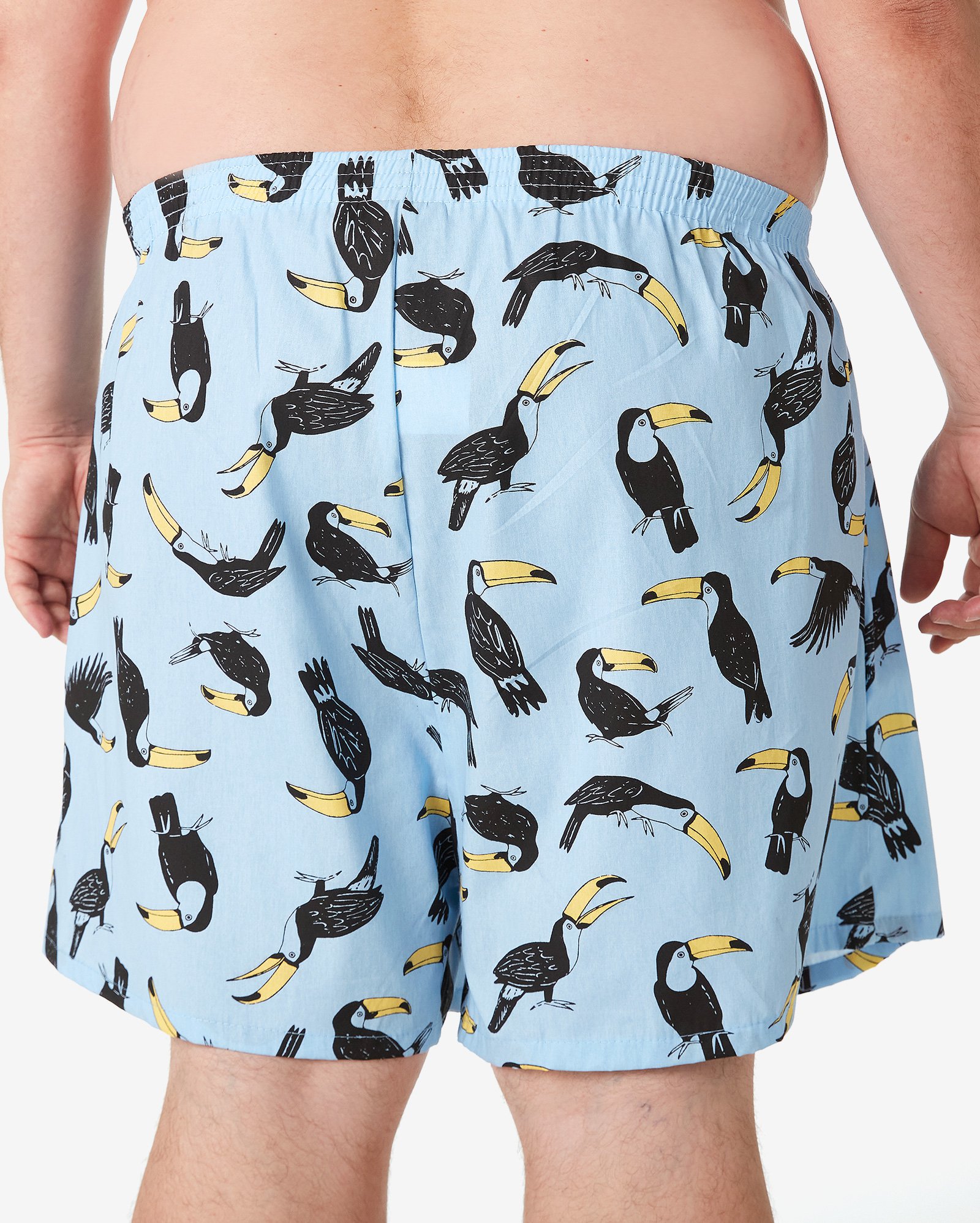 Riachuelo | Cueca Plus Size Samba Canção Tucanos Azul ALLMAN by Riachuelo