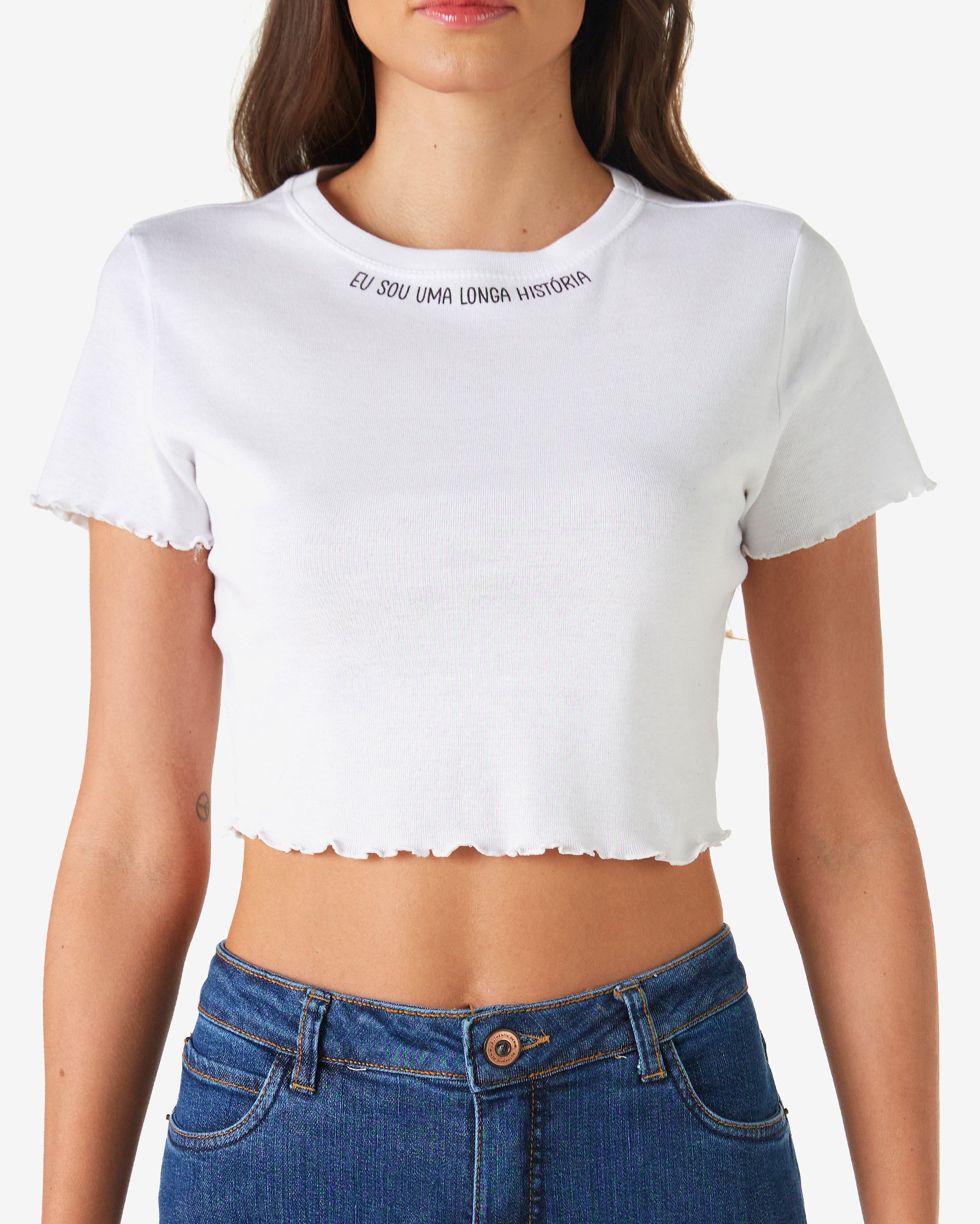 Riachuelo | Camiseta Cropped Feminina Manga Curta Ripple Eu Sou Uma ...