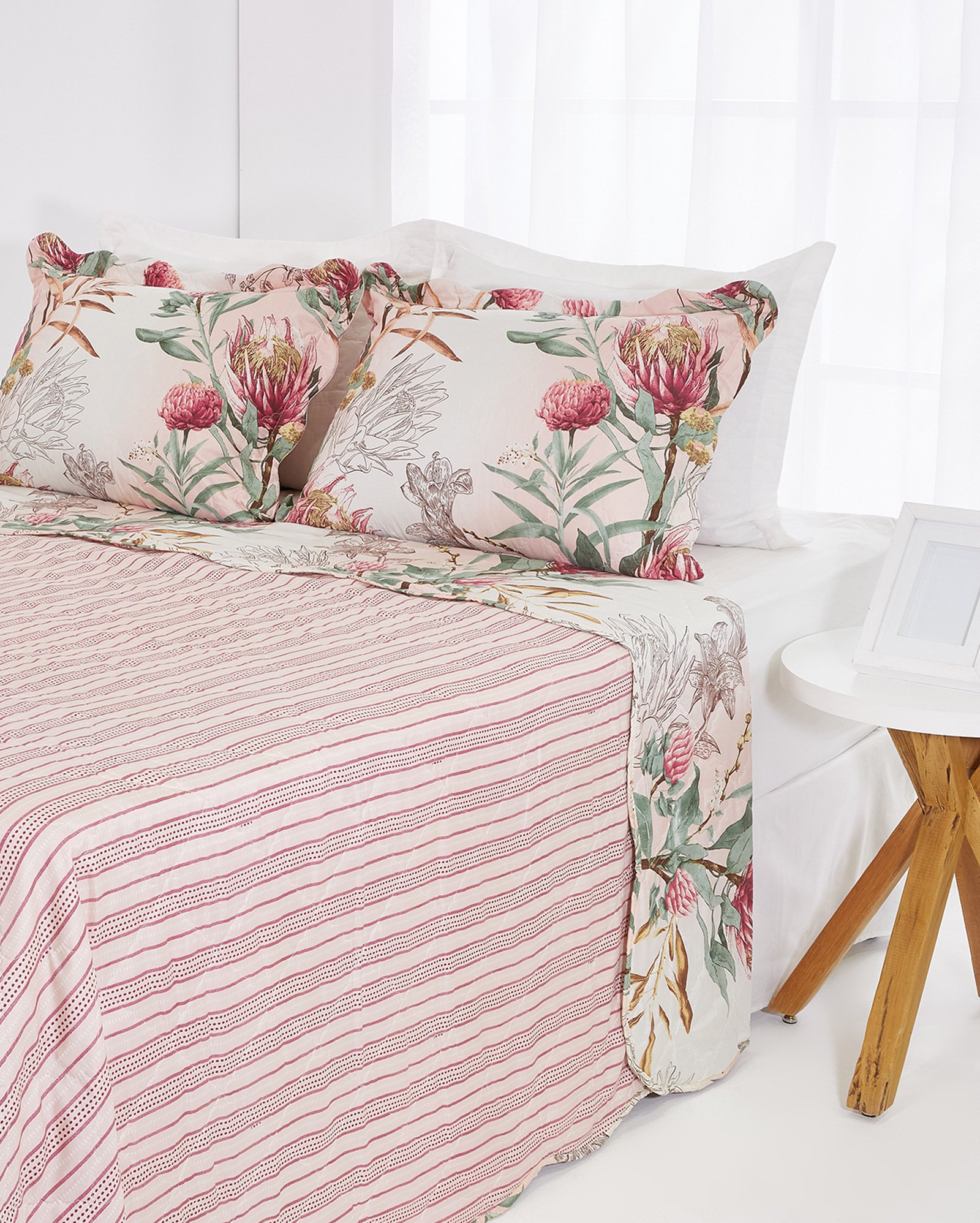 Riachuelo | Kit Colcha Queen Dupla Face Bouti Vine 3 Peças Multicor ...