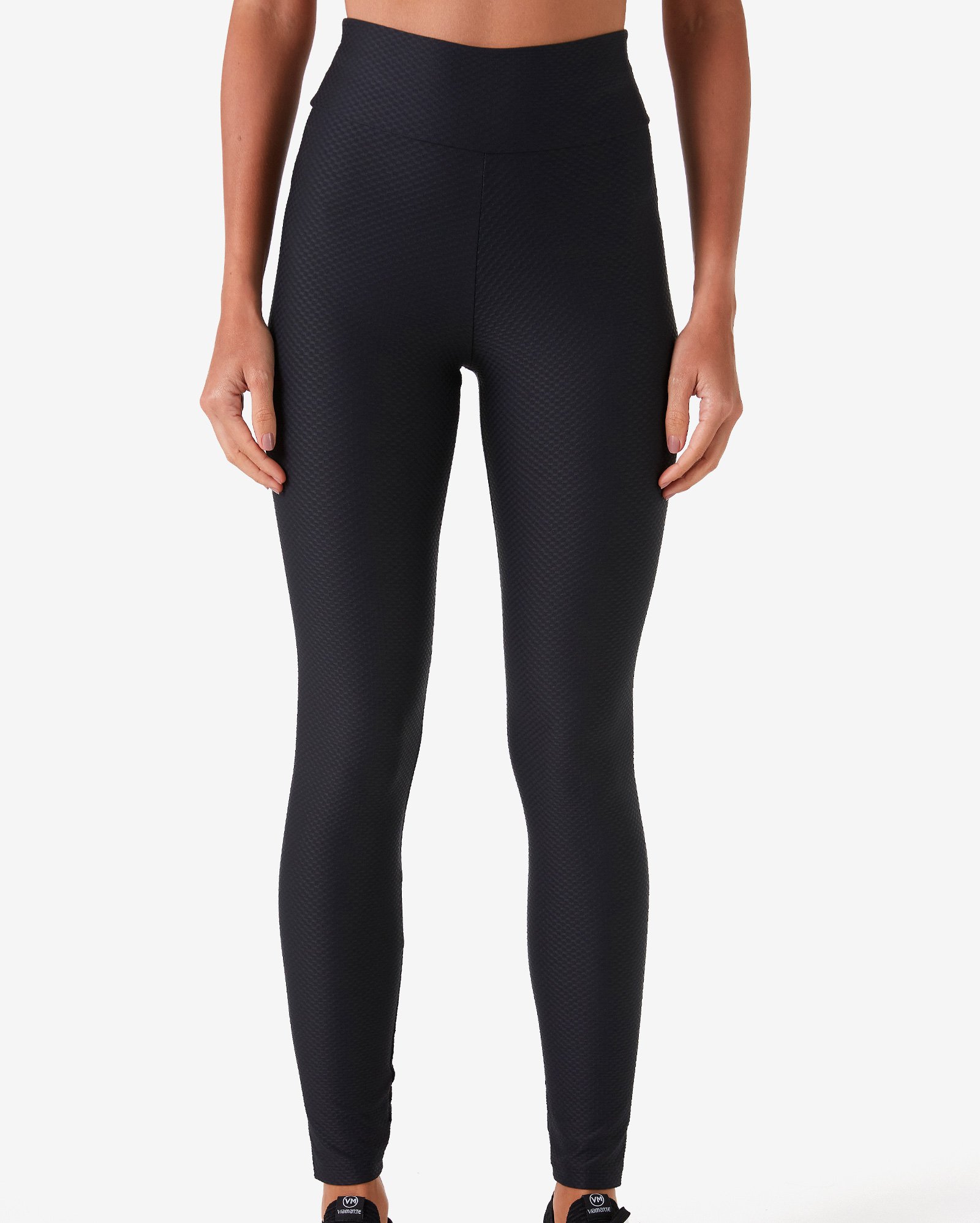 Riachuelo | Calça legging esportiva feminina cintura alta texturizada ...